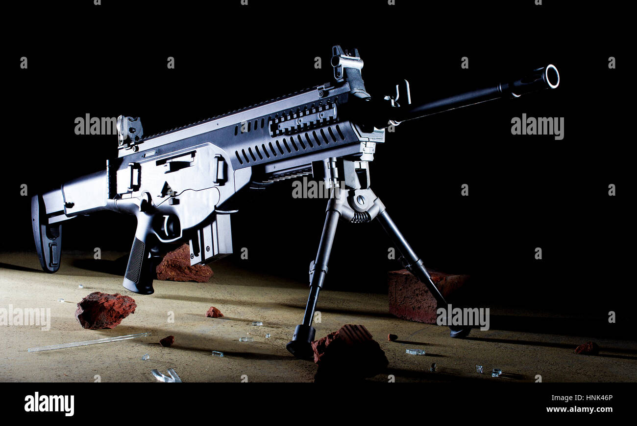 Semi Automatic Machine Gun