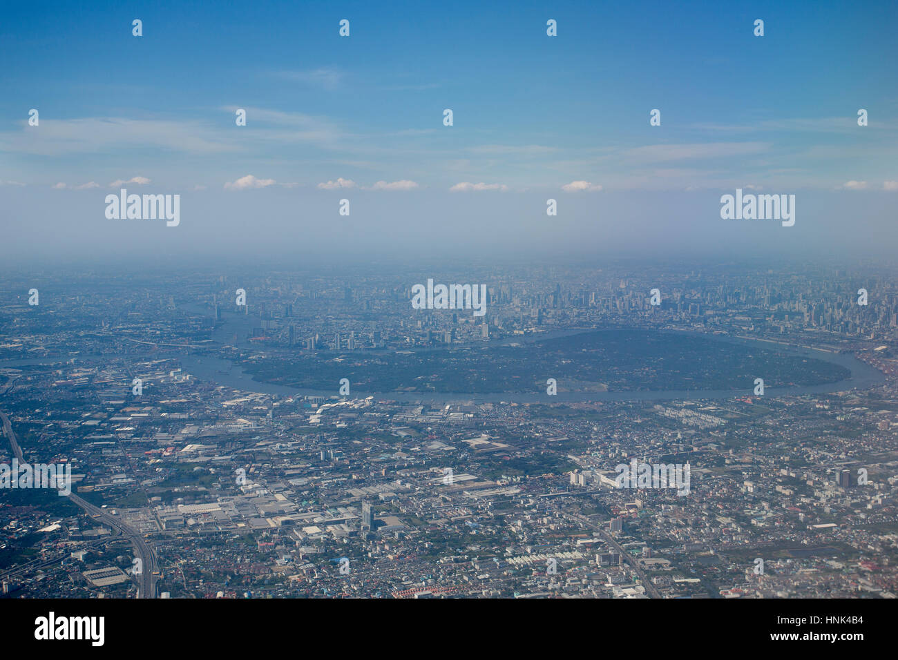 Bankok aerial view Stock Photo - Alamy