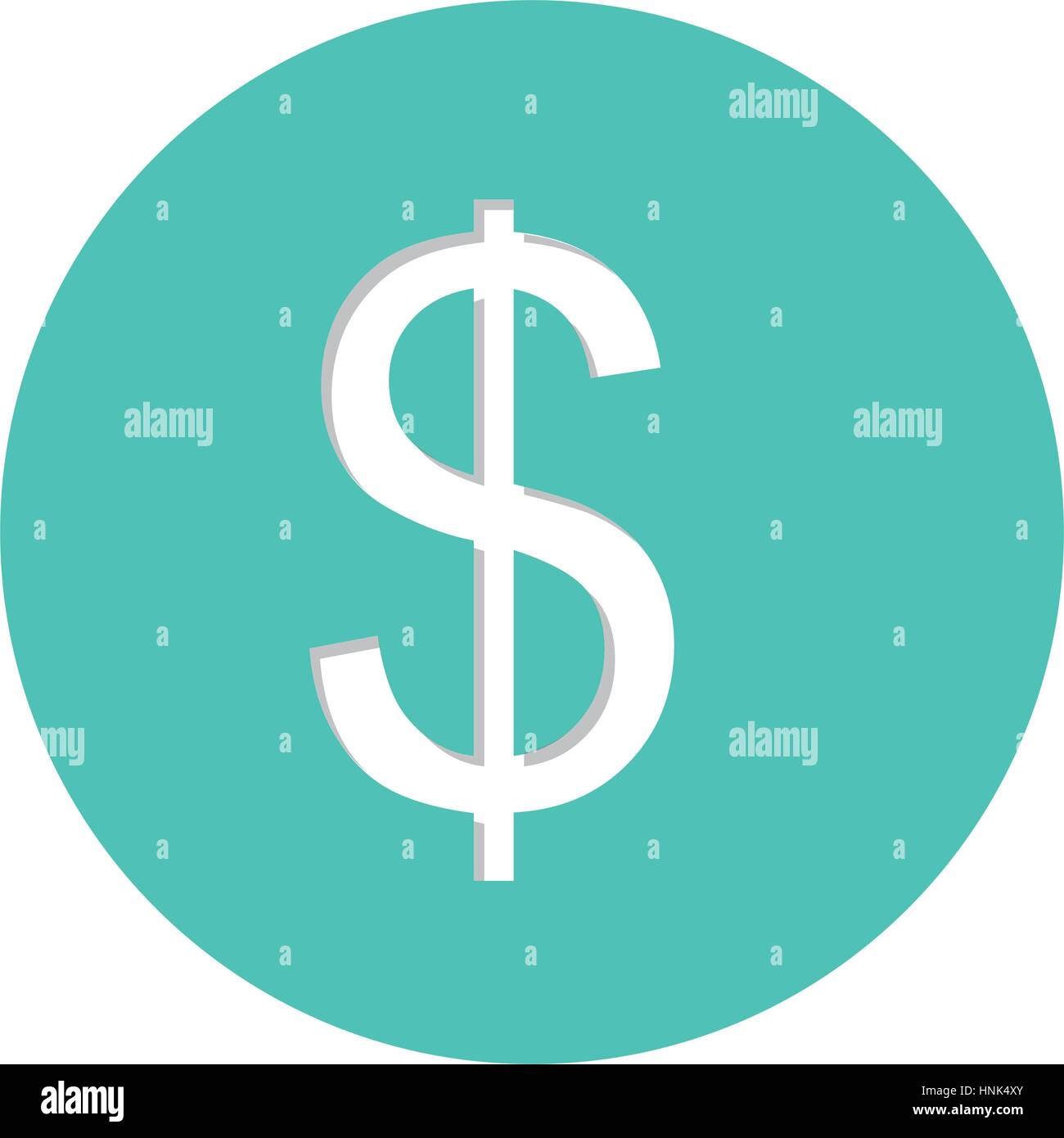 Dollar currency symbol icon image, vector illustration Stock Vector ...