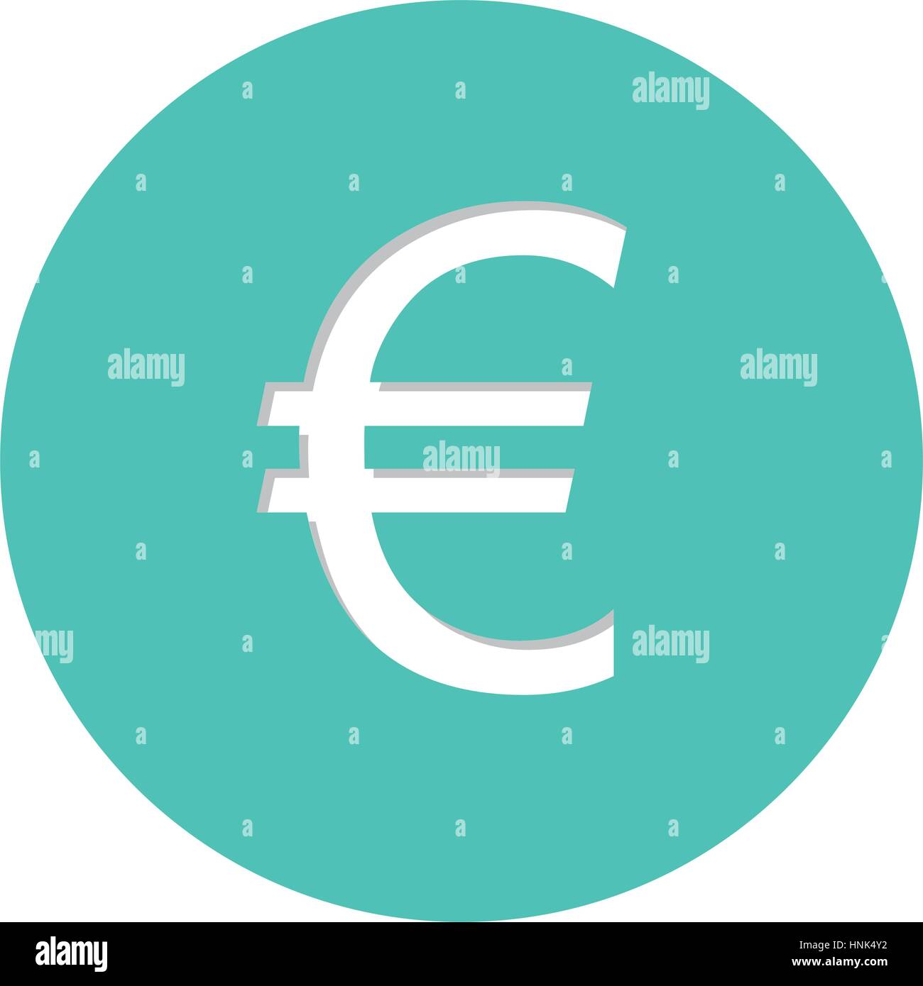 Euro currency symbol icon image, vector illustration Stock Vector Image ...