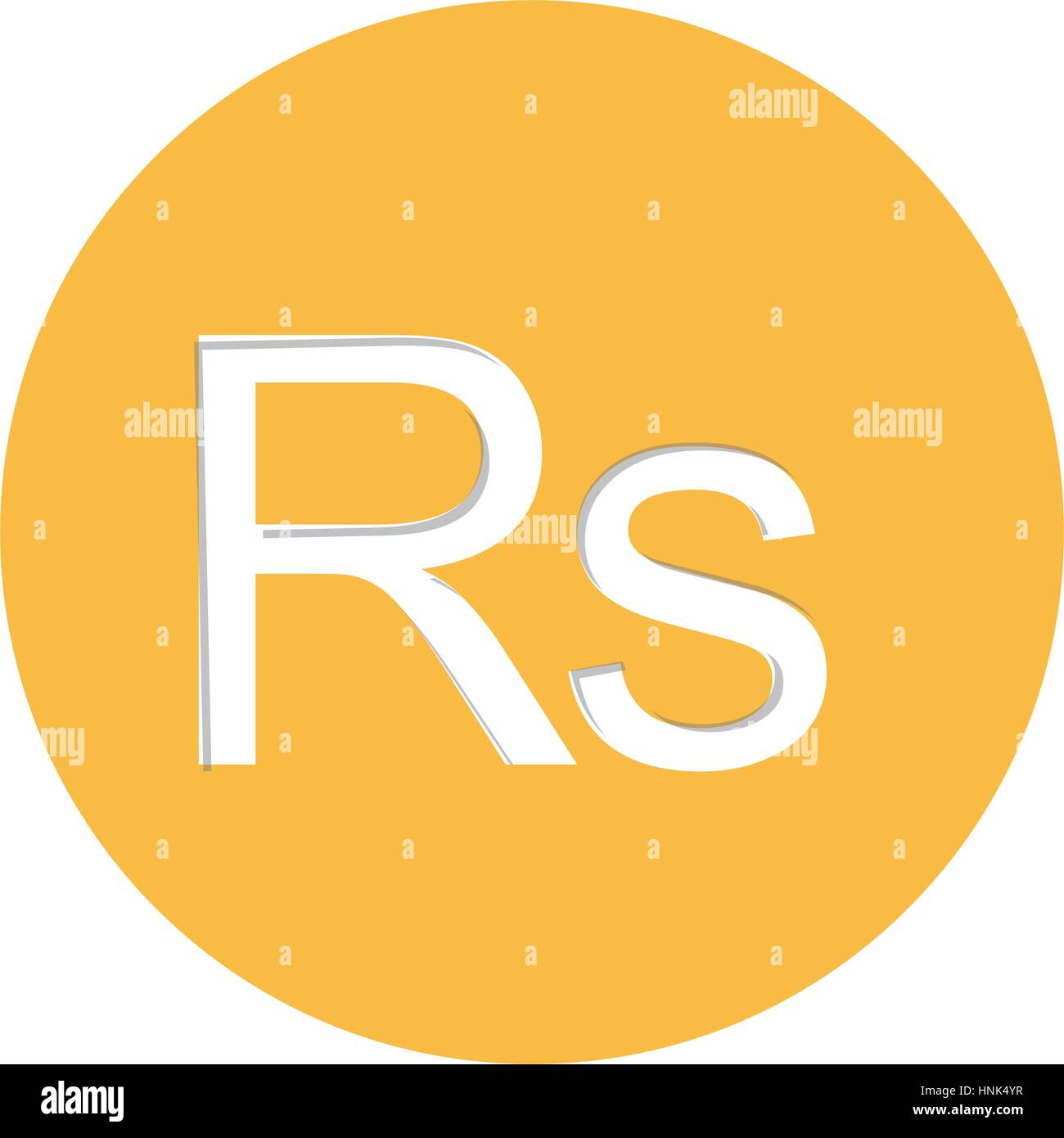 rupee currency symbol icon image, vector illustration Stock Vector ...