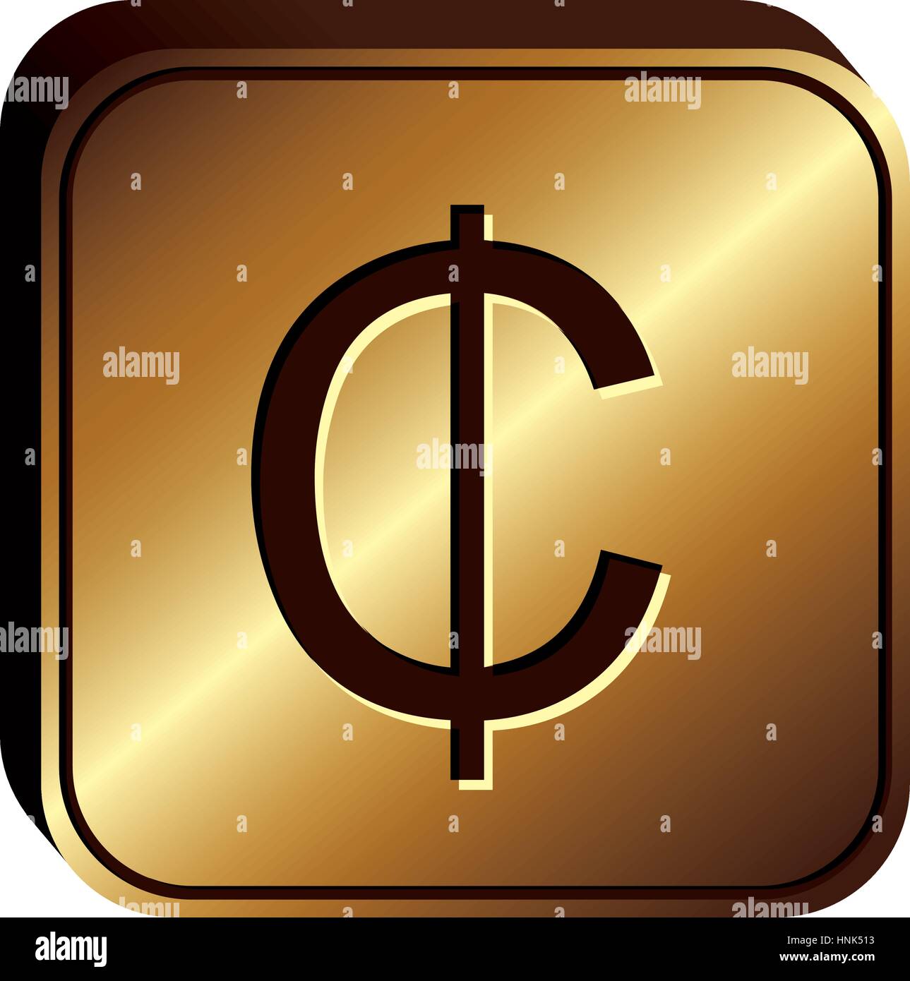 Ghanaian cedi currency symbol icon hi-res stock photography and images ...