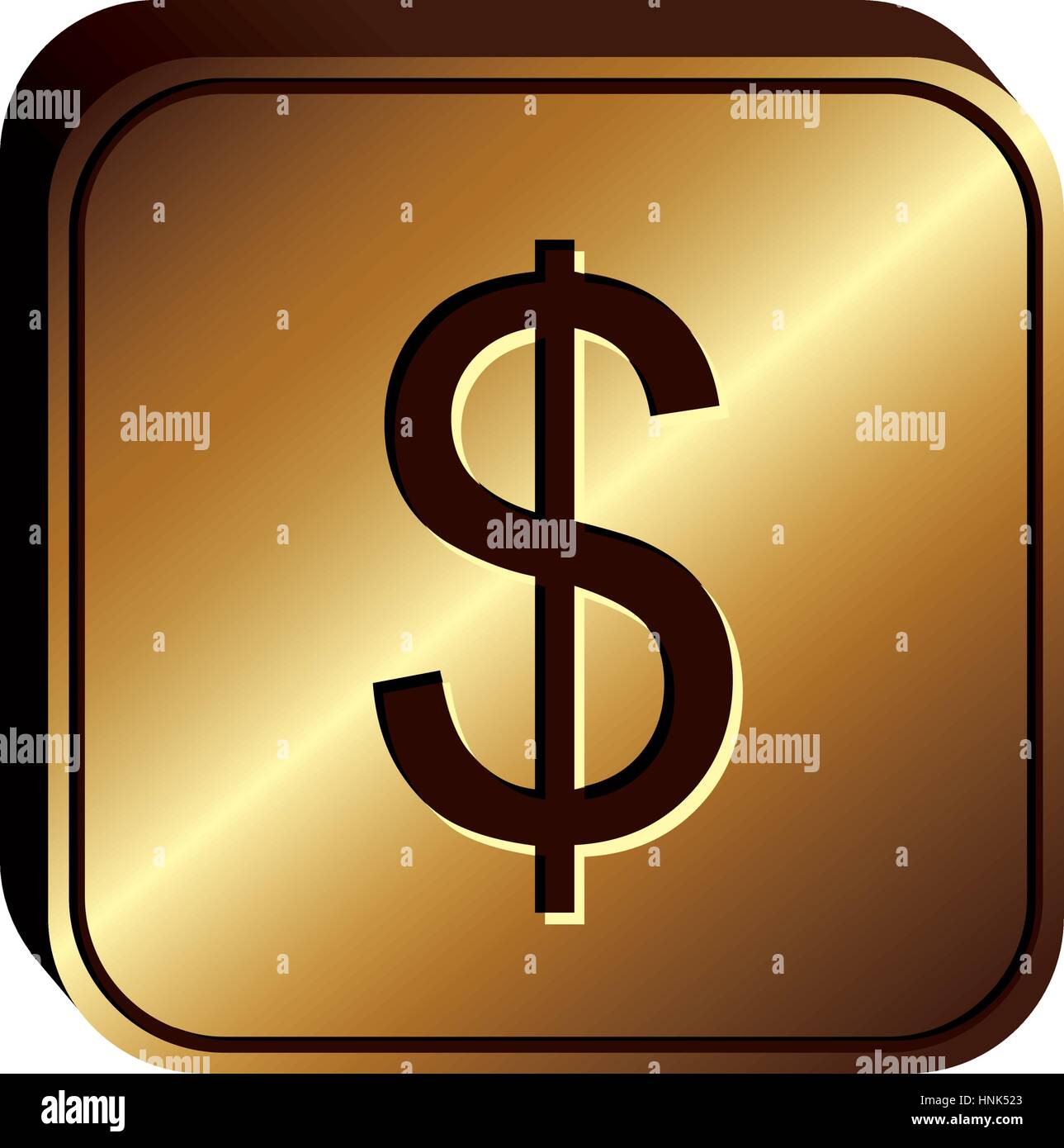 Dollar currency symbol icon image, vector illustration Stock Vector ...