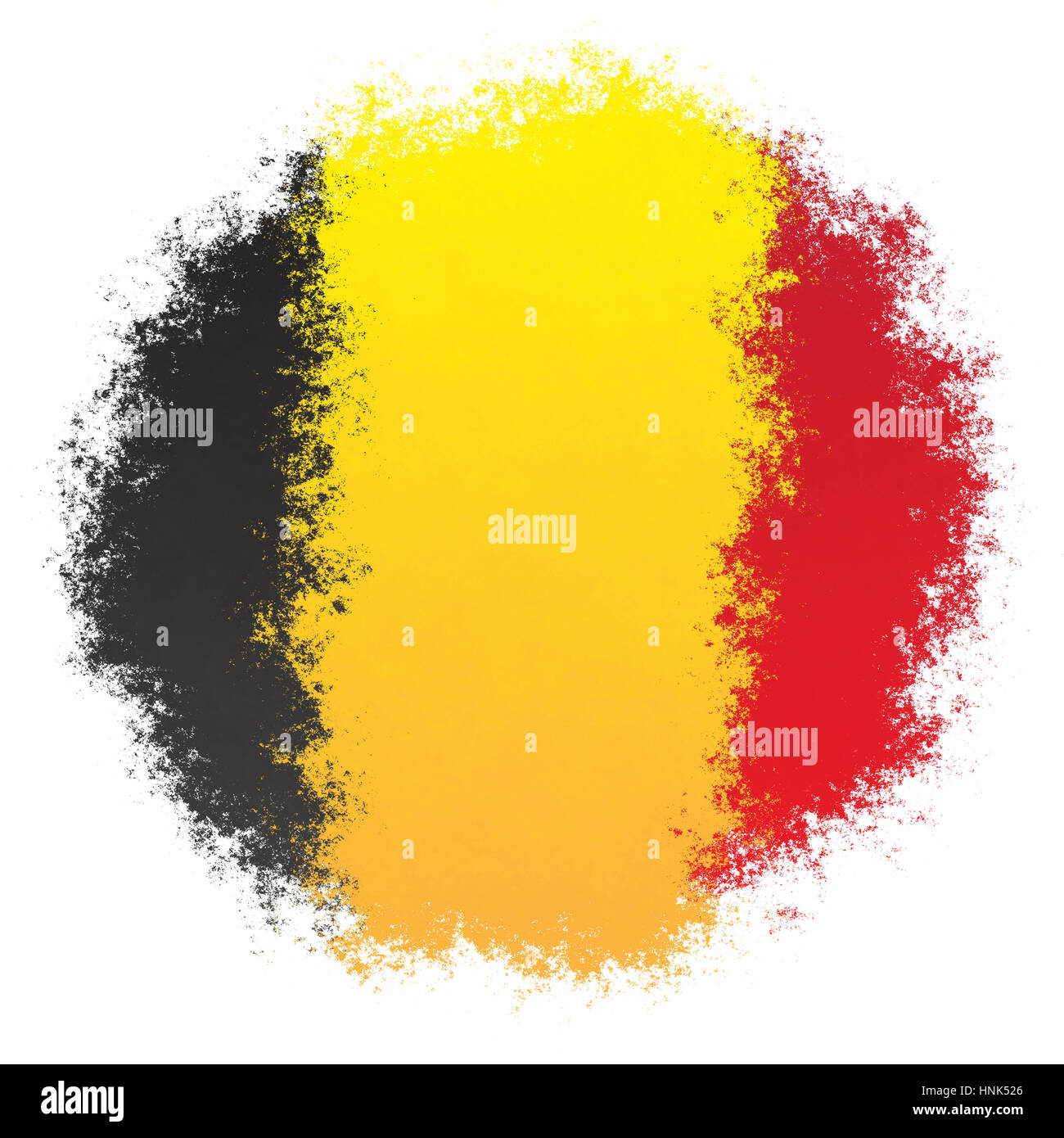 Color spray stylized flag of Belgium on white background Stock Photo ...