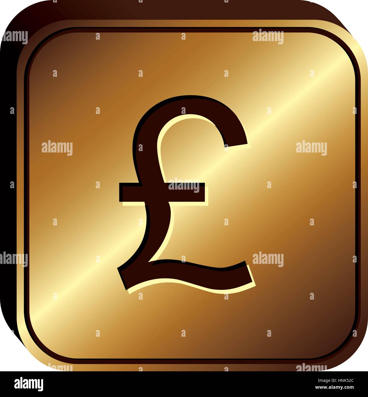 pound currency symbol icon image, vector illustration Stock Vector ...