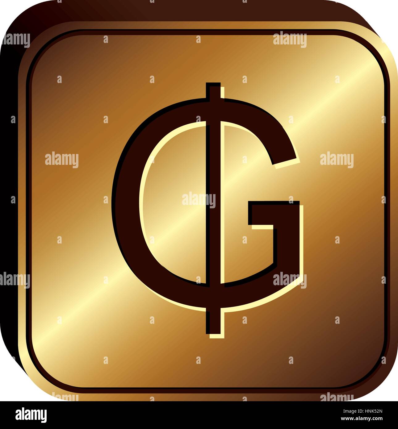 paraguayan guarani currency symbol icon, vector illustration Stock ...