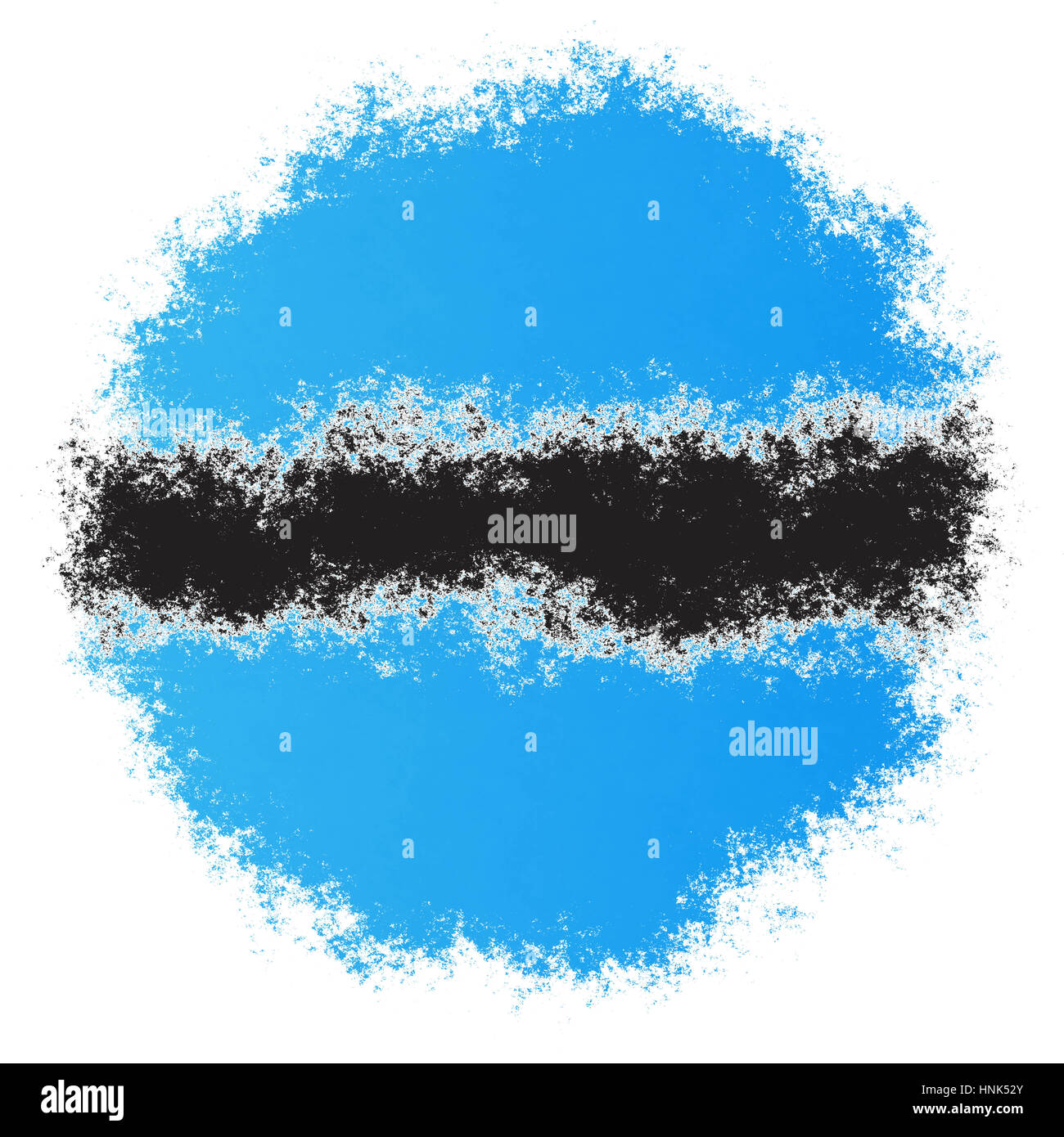 Color spray stylized flag of Botswana on white background Stock Photo ...