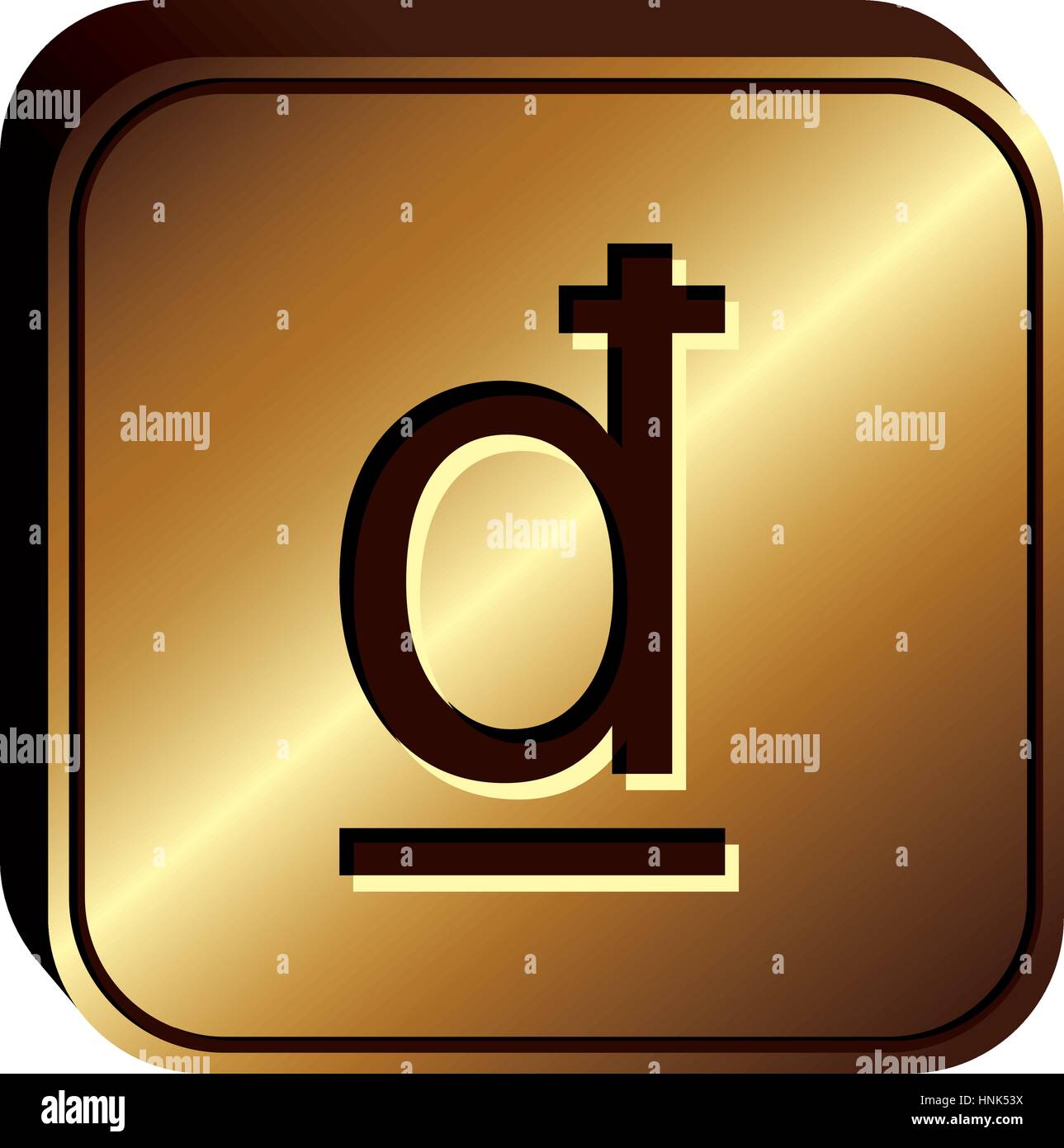 dong currency symbol icon image, vector illustration Stock Vector Image ...