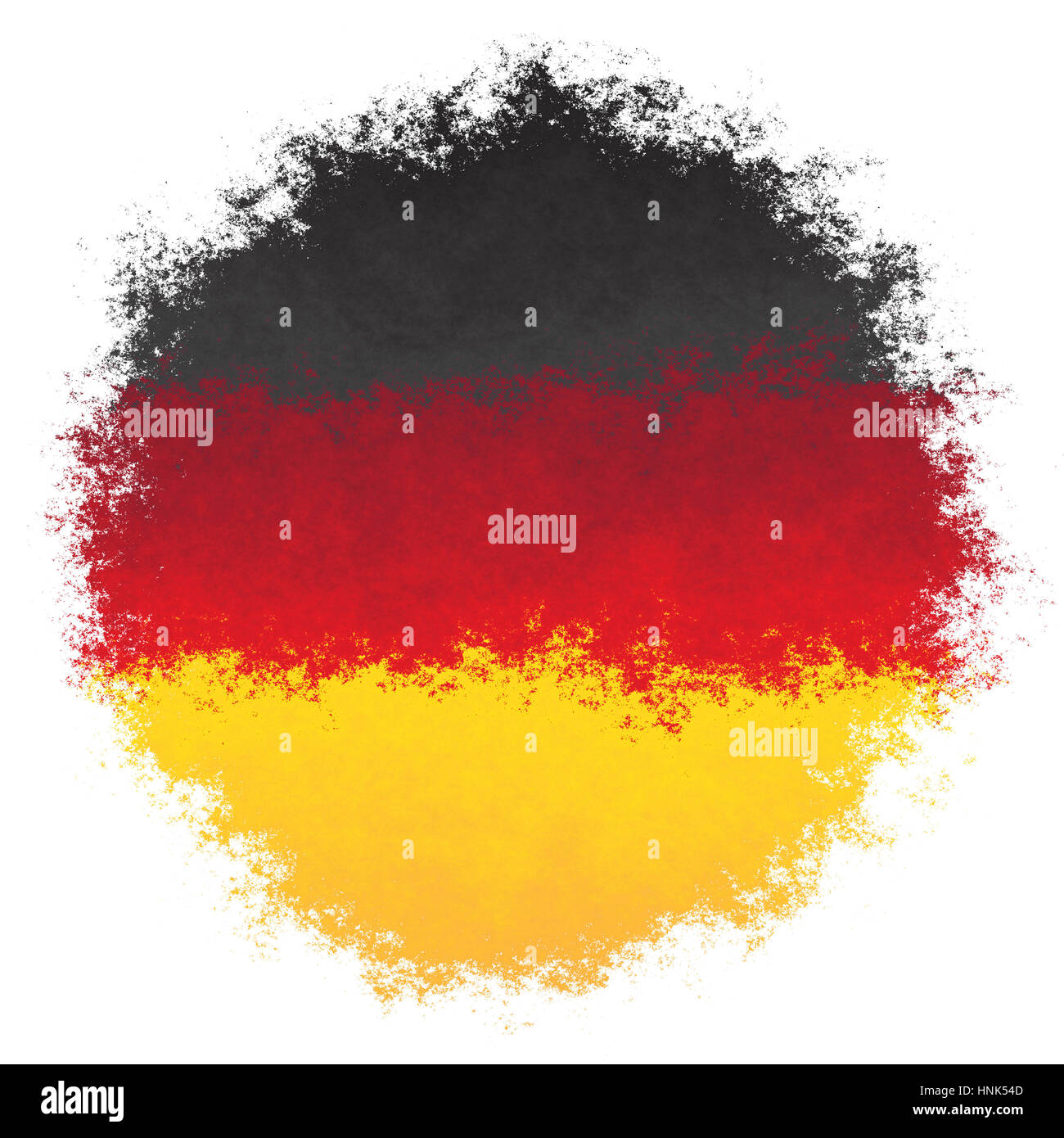 Color spray stylized flag of Germany on white background Stock Photo ...