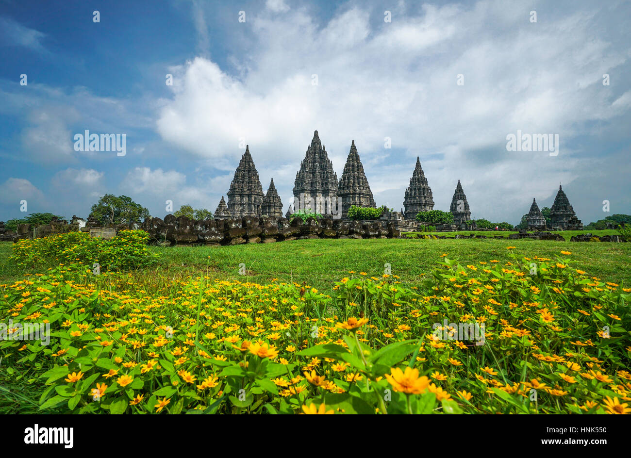 Prambanan sunset hi-res stock photography and images - Alamy