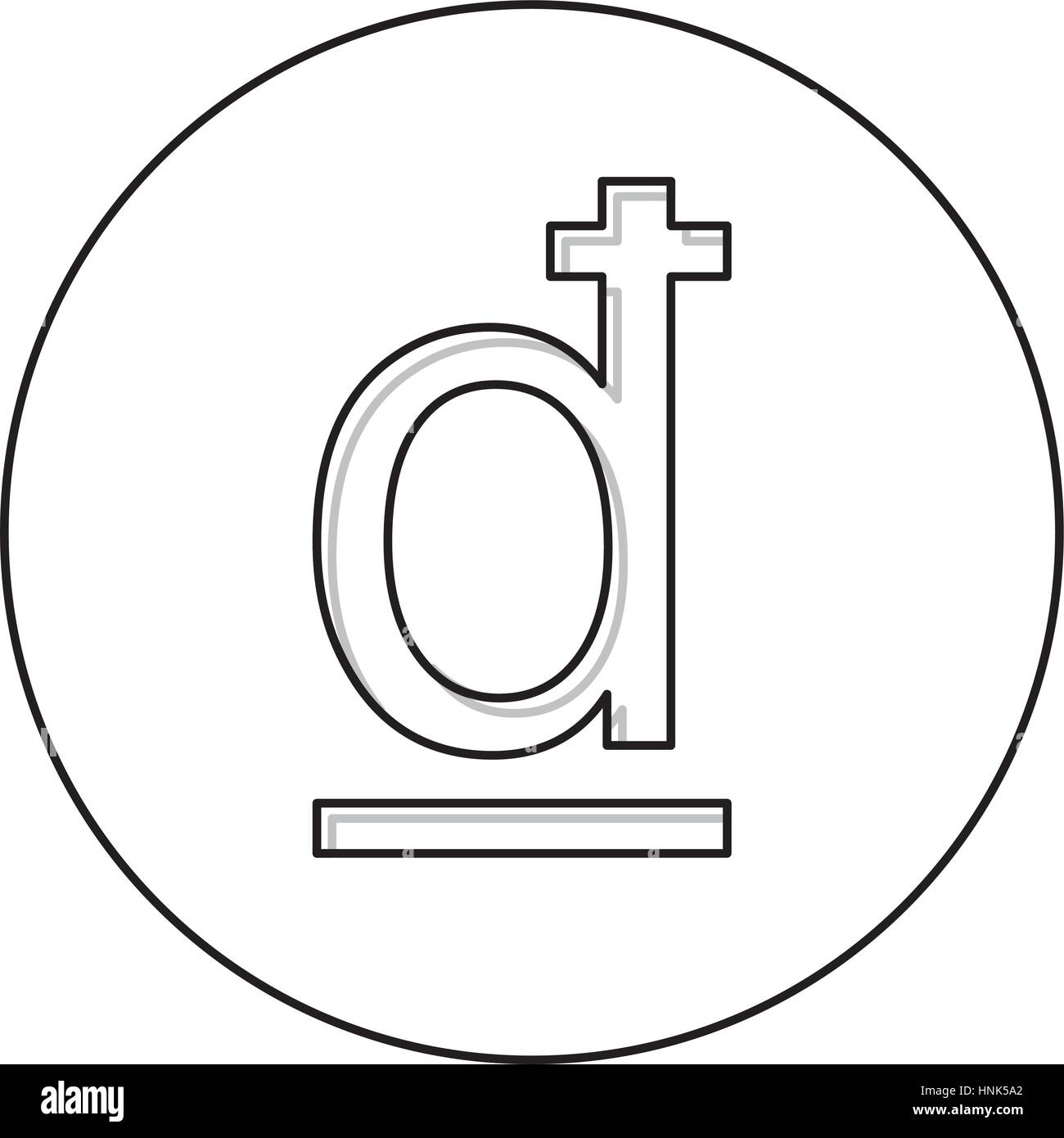 dong currency symbol icon image, vector illustration Stock Vector Image ...