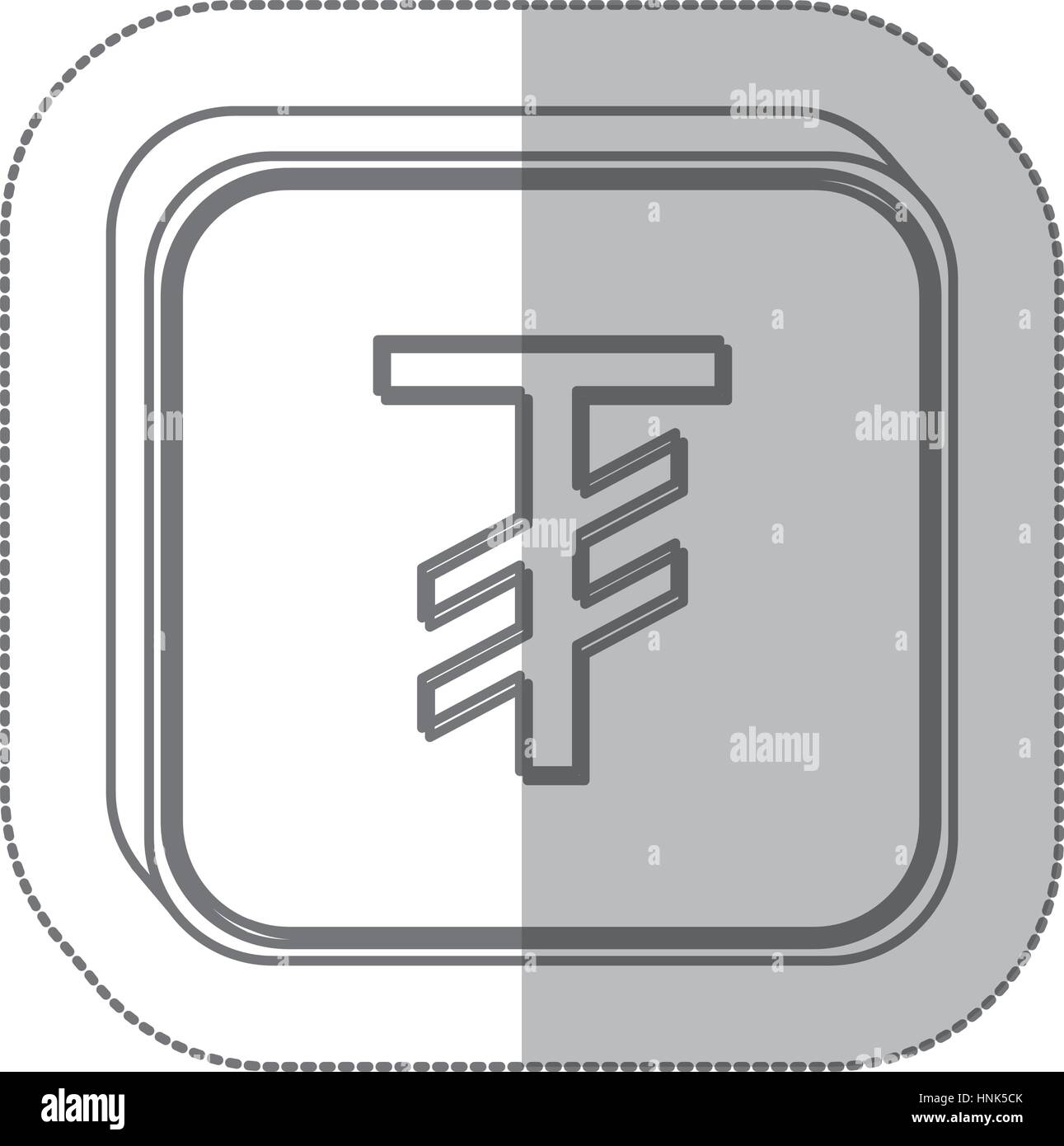 tugriks currency symbol icon image, vector illustration Stock Vector ...