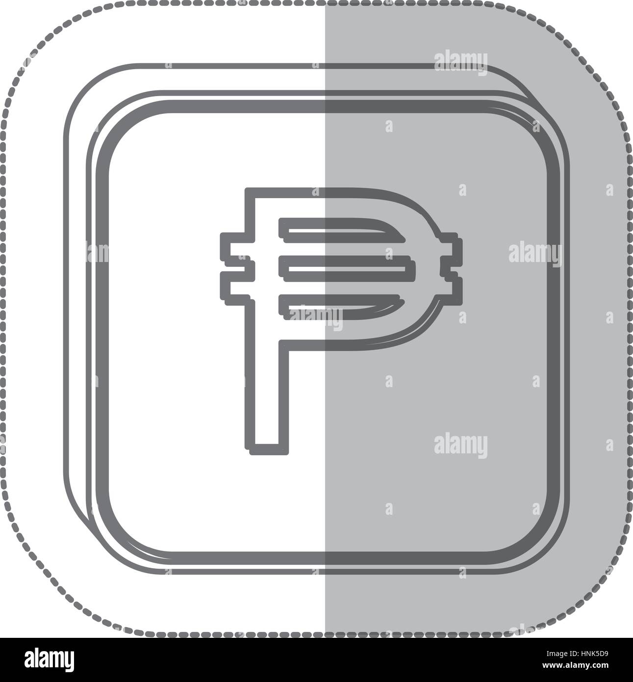 pesos currency symbol icon image, vector illustration Stock Vector ...