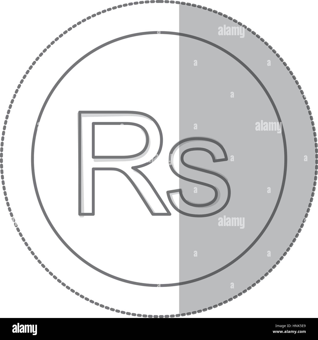 rupee currency symbol icon image, vector illustration Stock Vector ...