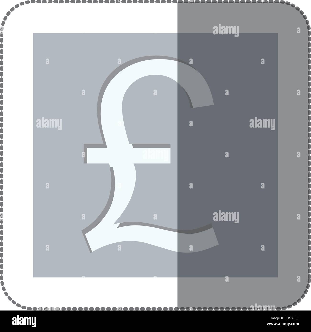 pound currency symbol icon image, vector illustration Stock Vector ...