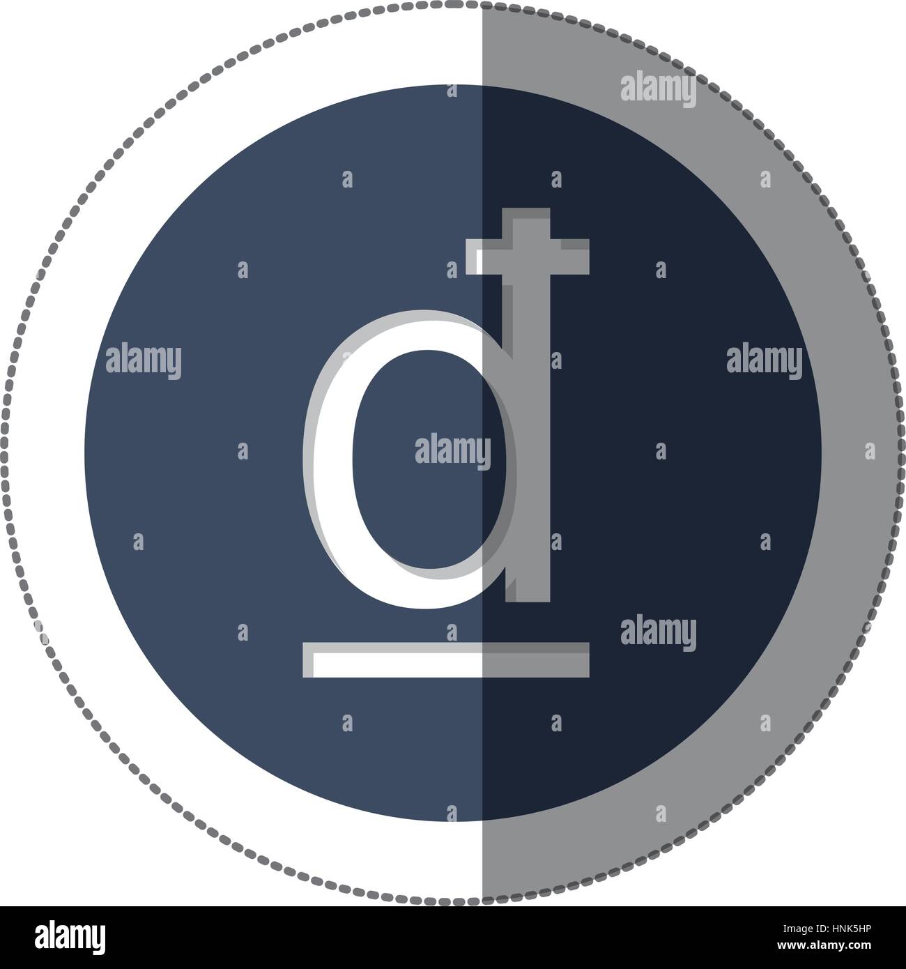 dong currency symbol icon image, vector illustration Stock Vector Image ...