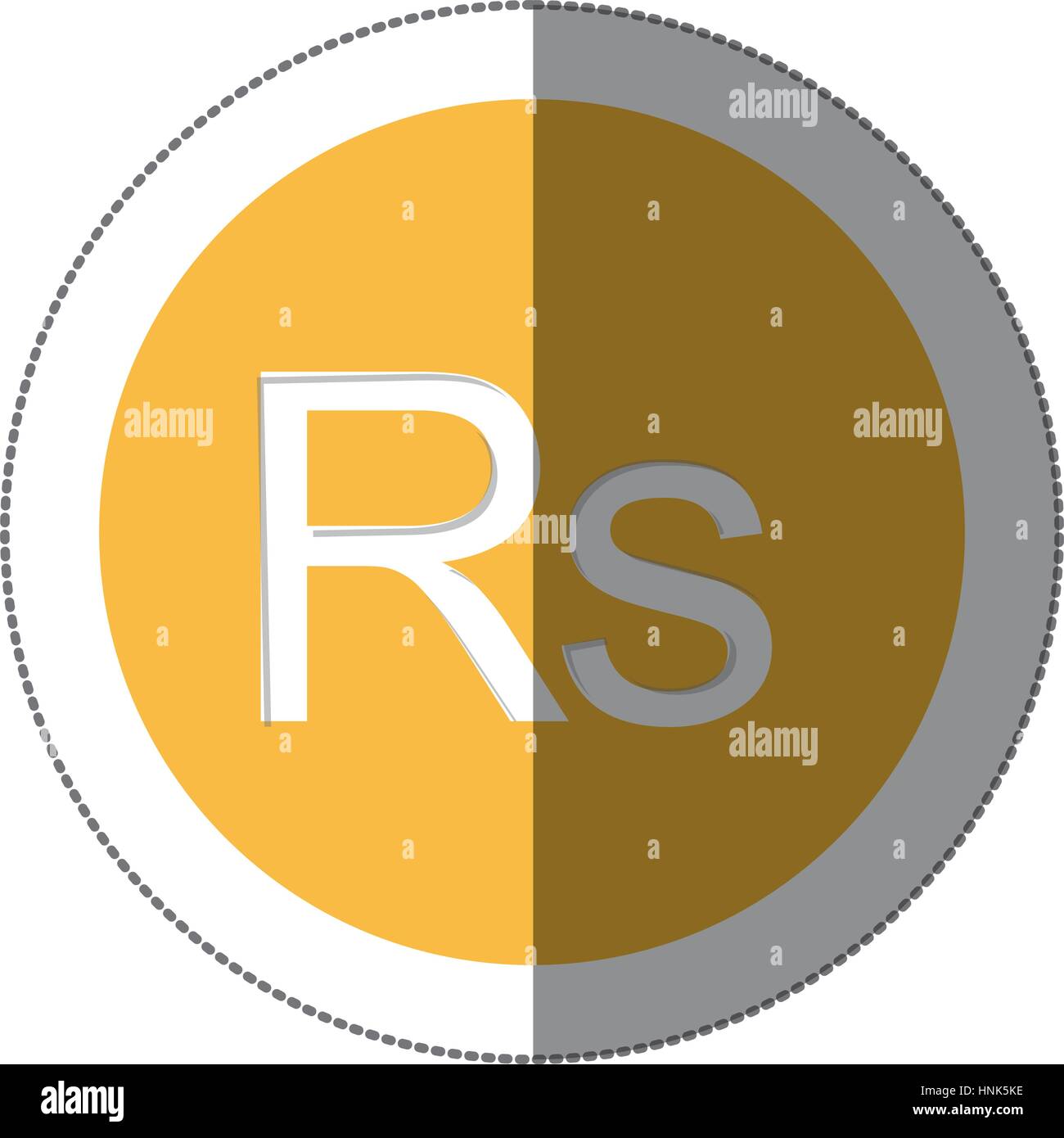 rupee currency symbol icon image, vector illustration Stock Vector ...