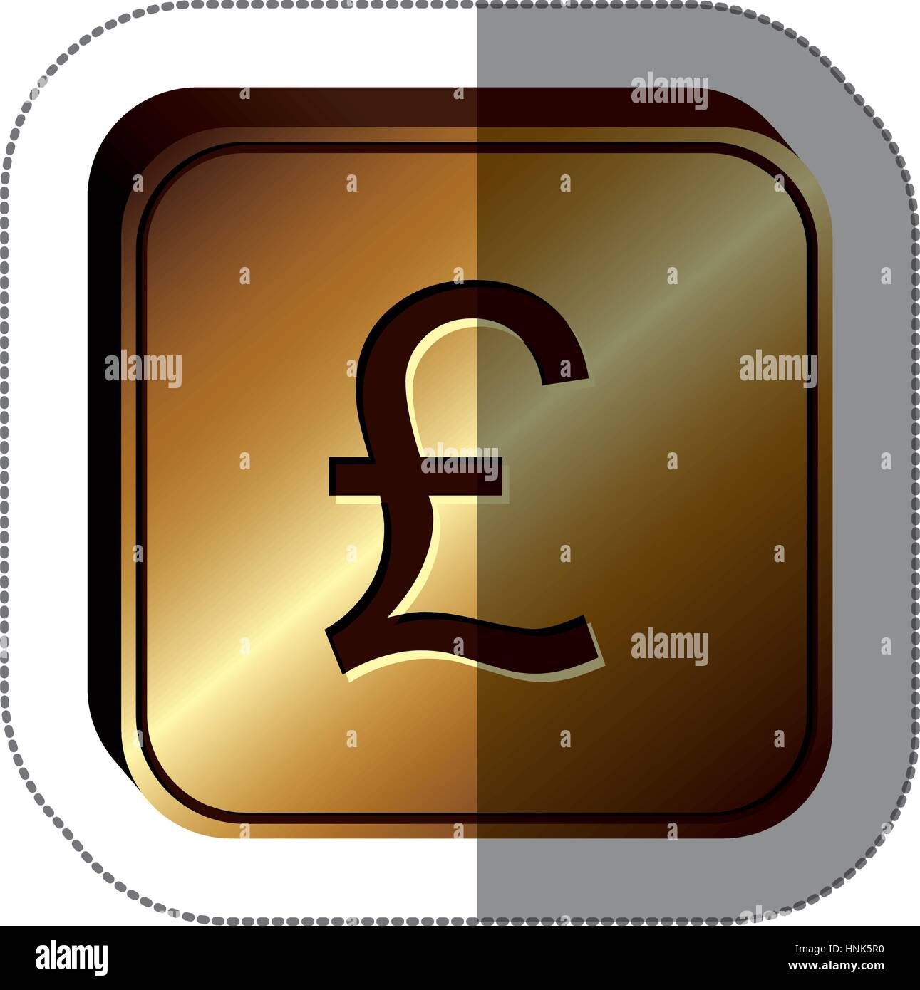 pound currency symbol icon image, vector illustration Stock Vector ...