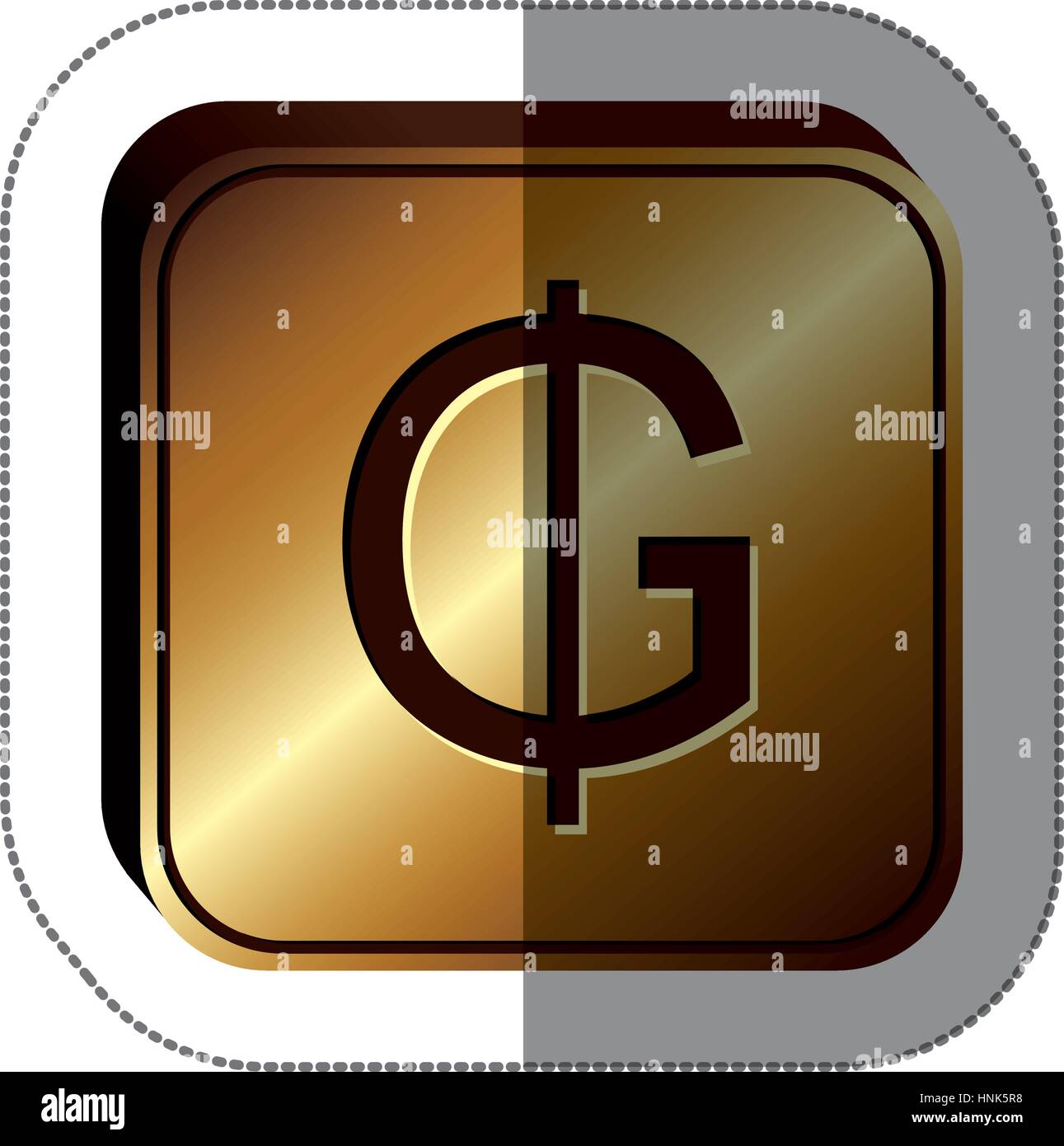 paraguayan guarani currency symbol icon, vector illustration Stock ...