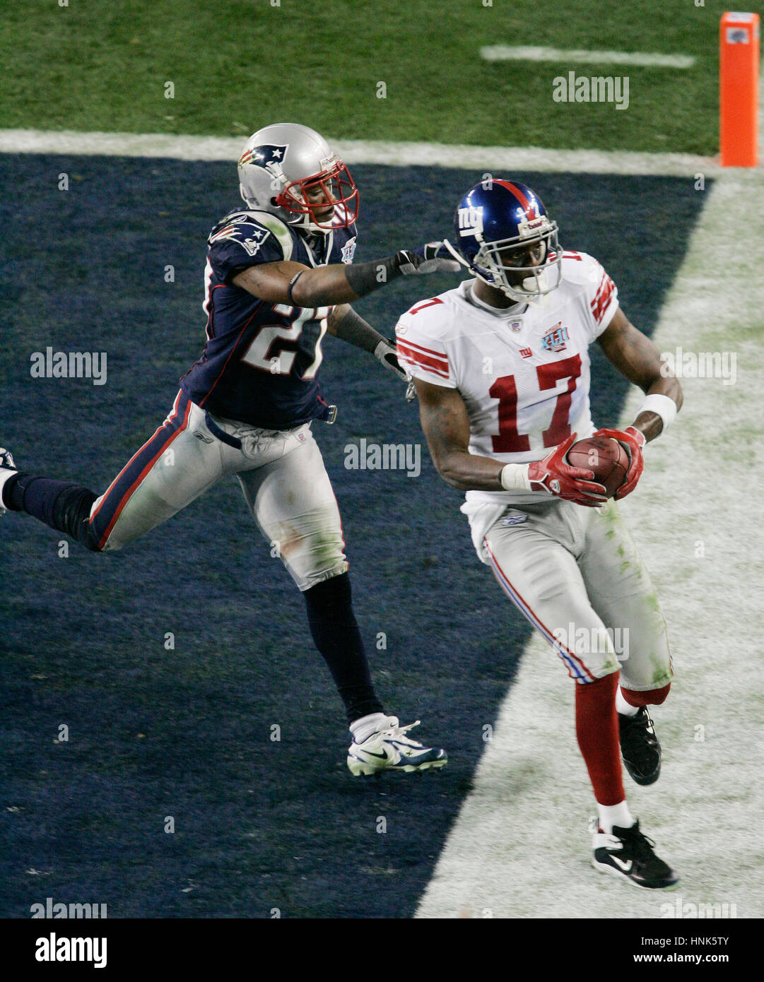 The New York Giants Plaxico Burress scores his fourth quarter touch ...