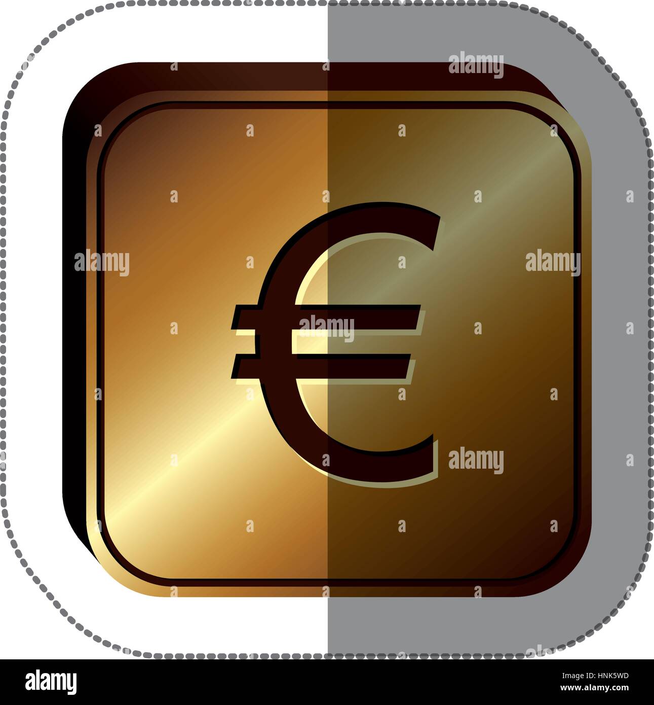 Euro currency symbol icon image, vector illustration Stock Vector Image ...