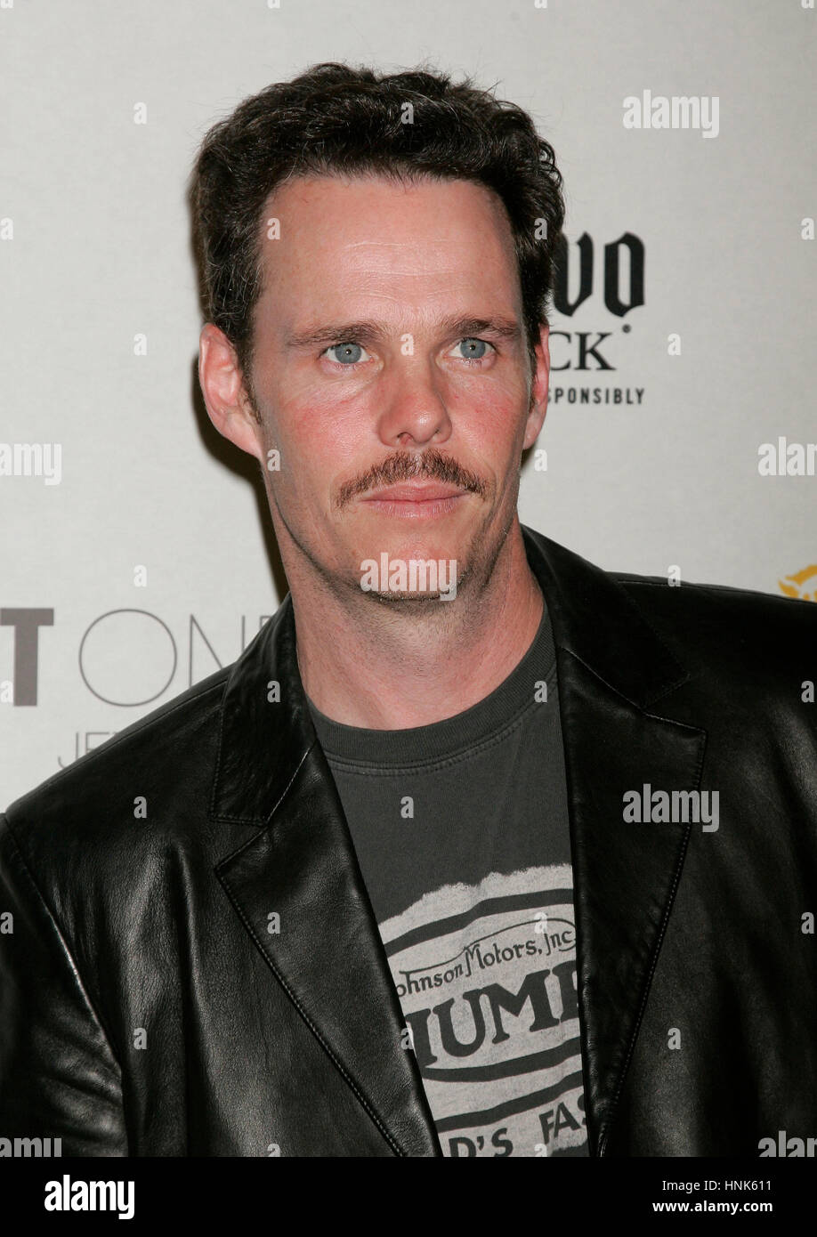 Kevin Dillon arrives at the Playboy Super Bowl Party in Chandler, AZ on ...