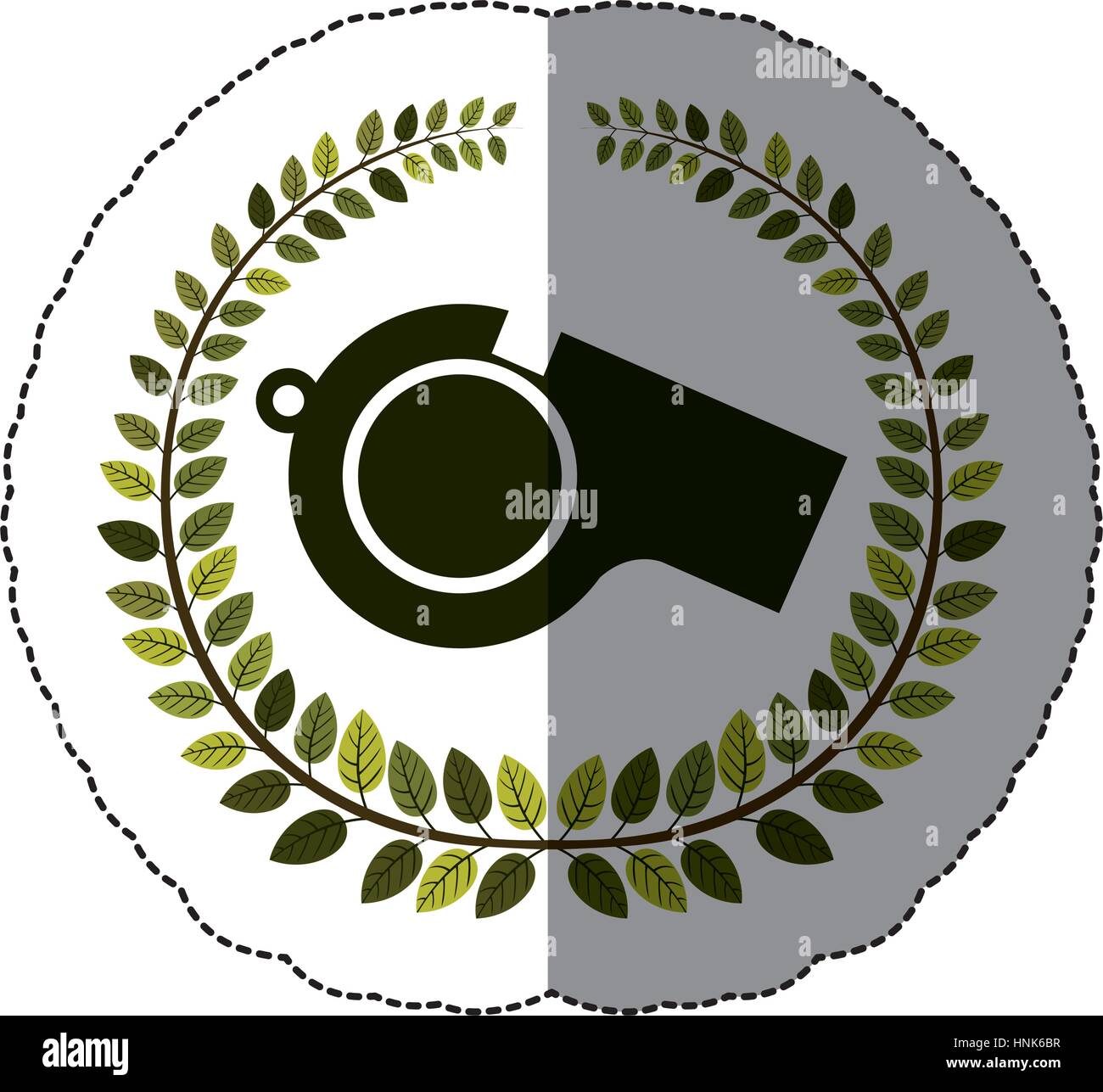 symbol referee emblem icon, vector illustration image Stock Vector ...