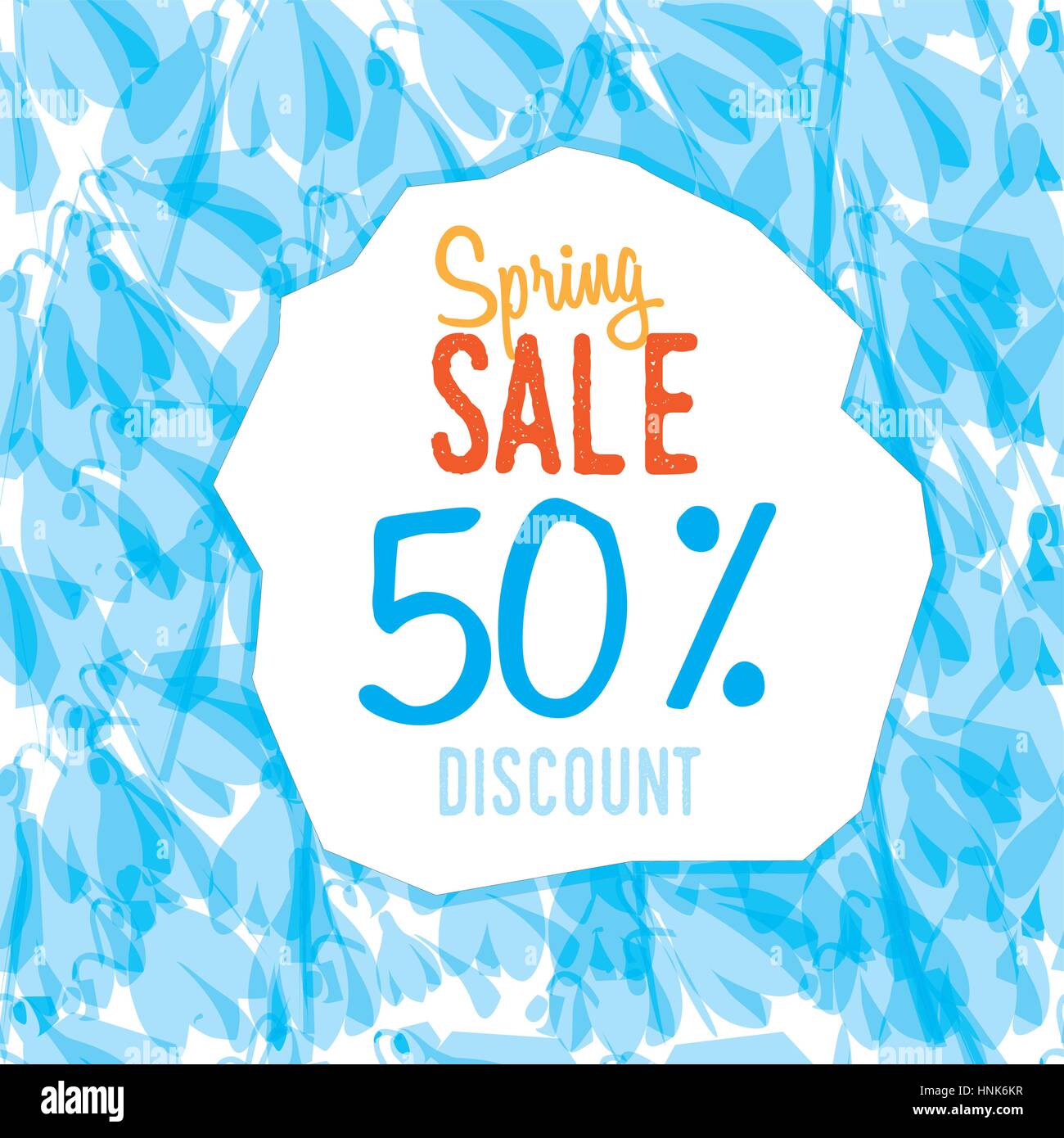 Seasonal spring promotion poster Stock Vector Images - Alamy