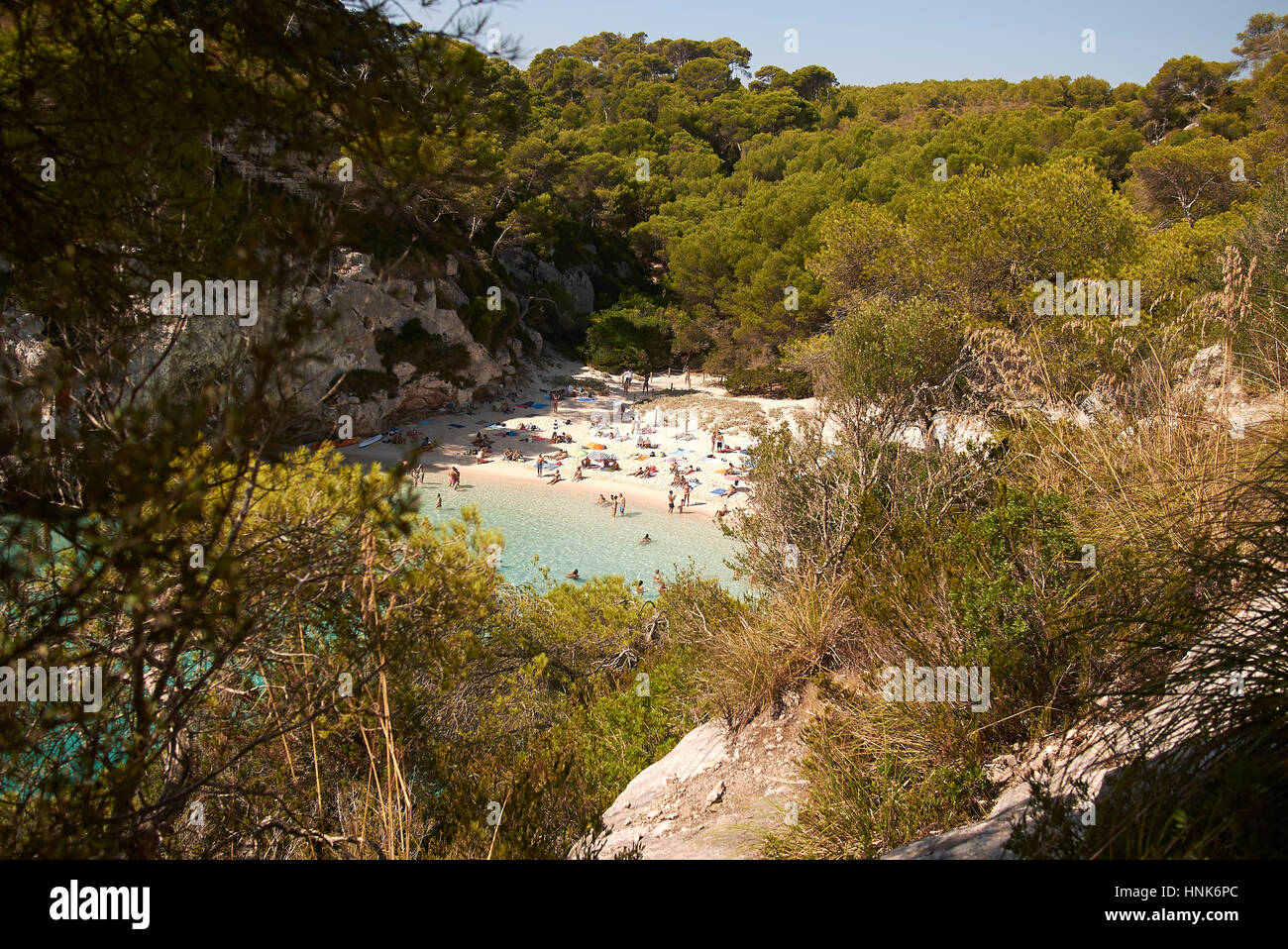 Minorca family beach hi-res stock photography and images - Alamy