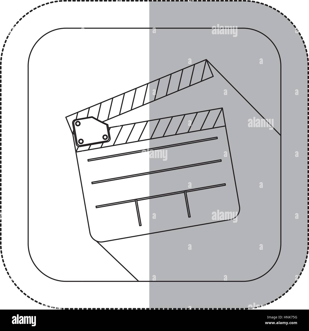 Symbol short film icon image Stock Vector Images - Alamy
