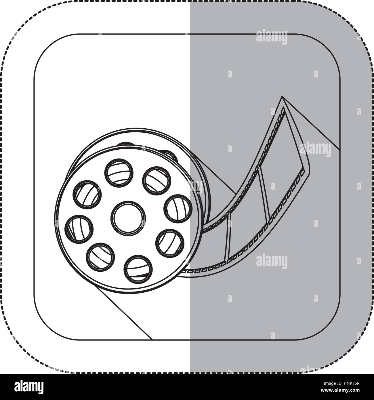 symbol short film icon image, vector illustration design Stock Vector ...