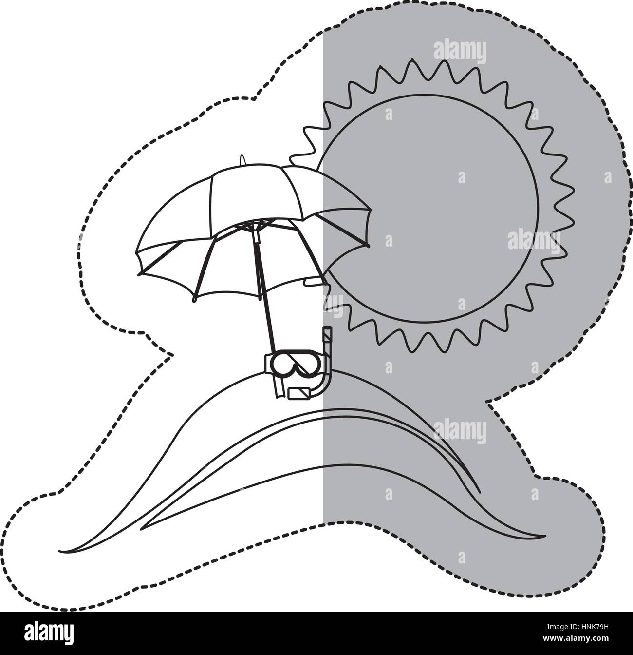 Pool bag illustration Cut Out Stock Images & Pictures - Alamy