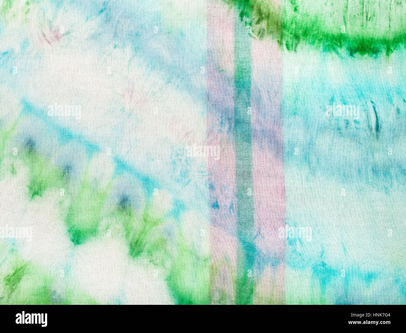 textile background - abstract blue and green pattern with pink stripe ...