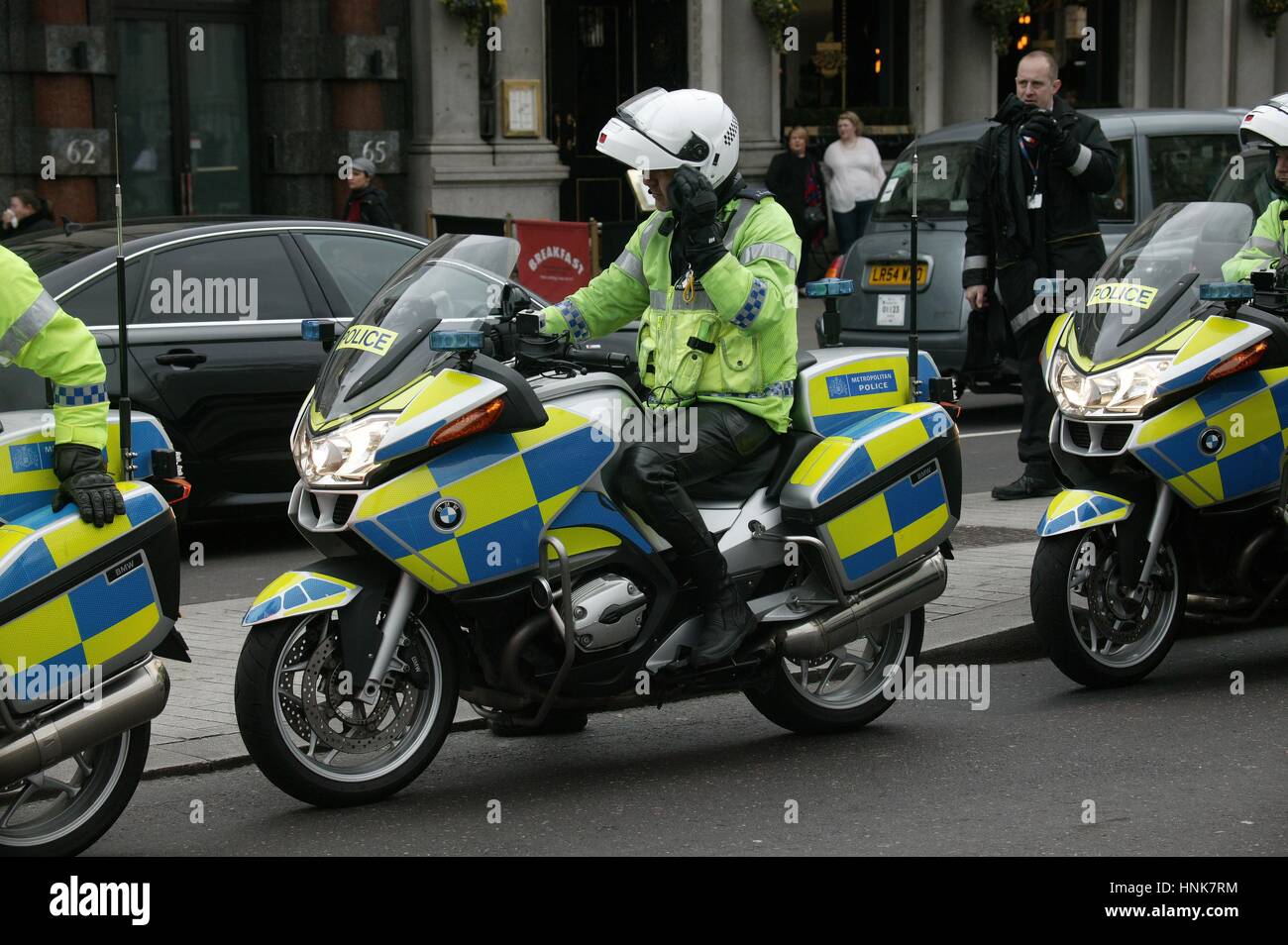 Police motorcycle outrider hi-res stock photography and images - Alamy