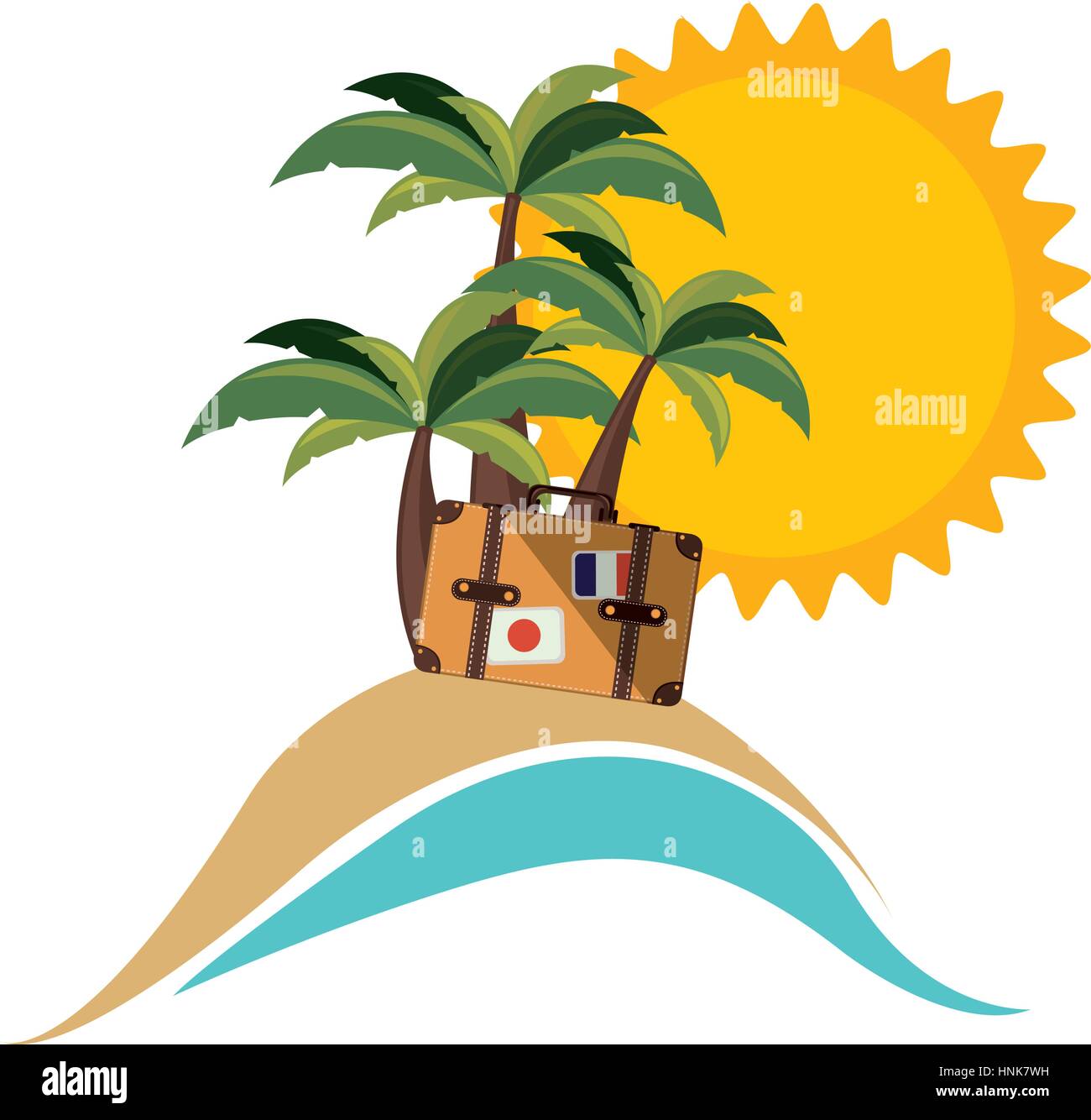 symbol beach icon image, vector illustration design Stock Vector Image ...