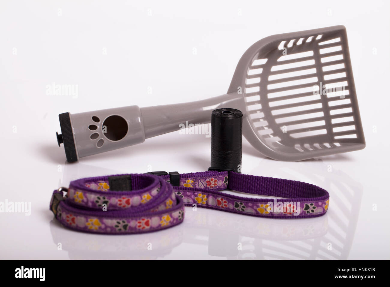 Accessories for walking dog, Selective focus and small depth of field ...