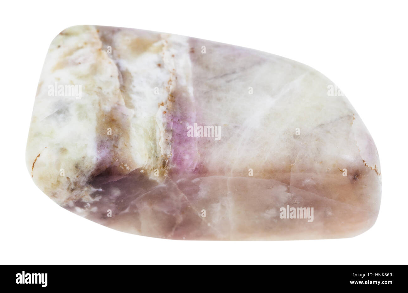 macro shooting of geological collection mineral - tumbled Cancrinite ...