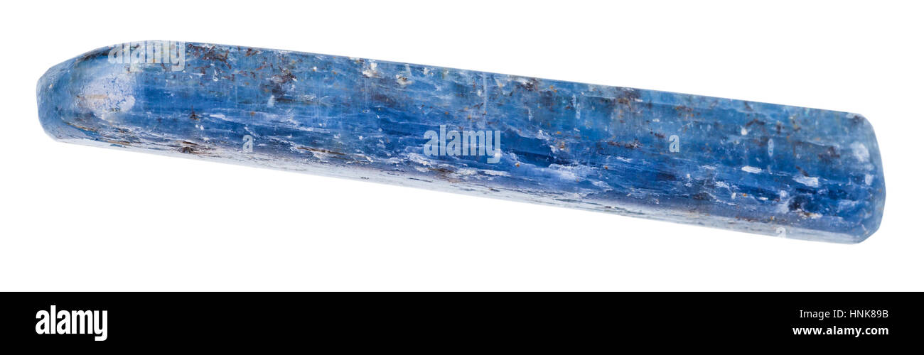 macro shooting of geological collection mineral - polished kyanite ...