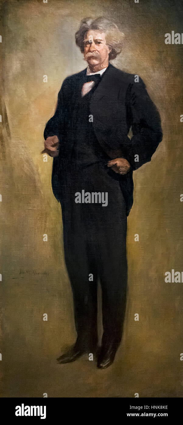 Mark twain portrait hi-res stock photography and images - Alamy