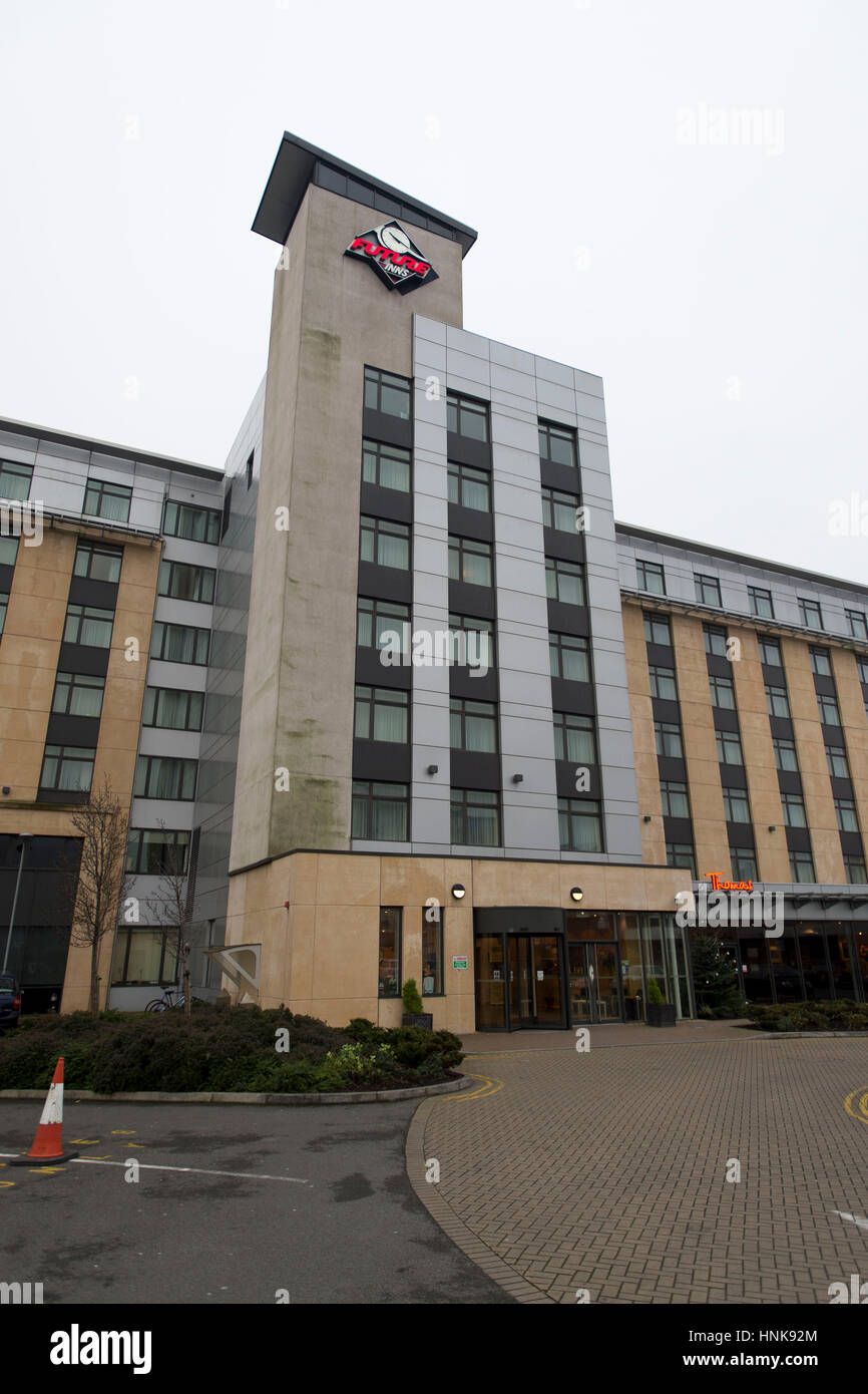 Cardiff’s Future Inn hotel in Cardiff Bay, South Wales, UK Stock Photo ...