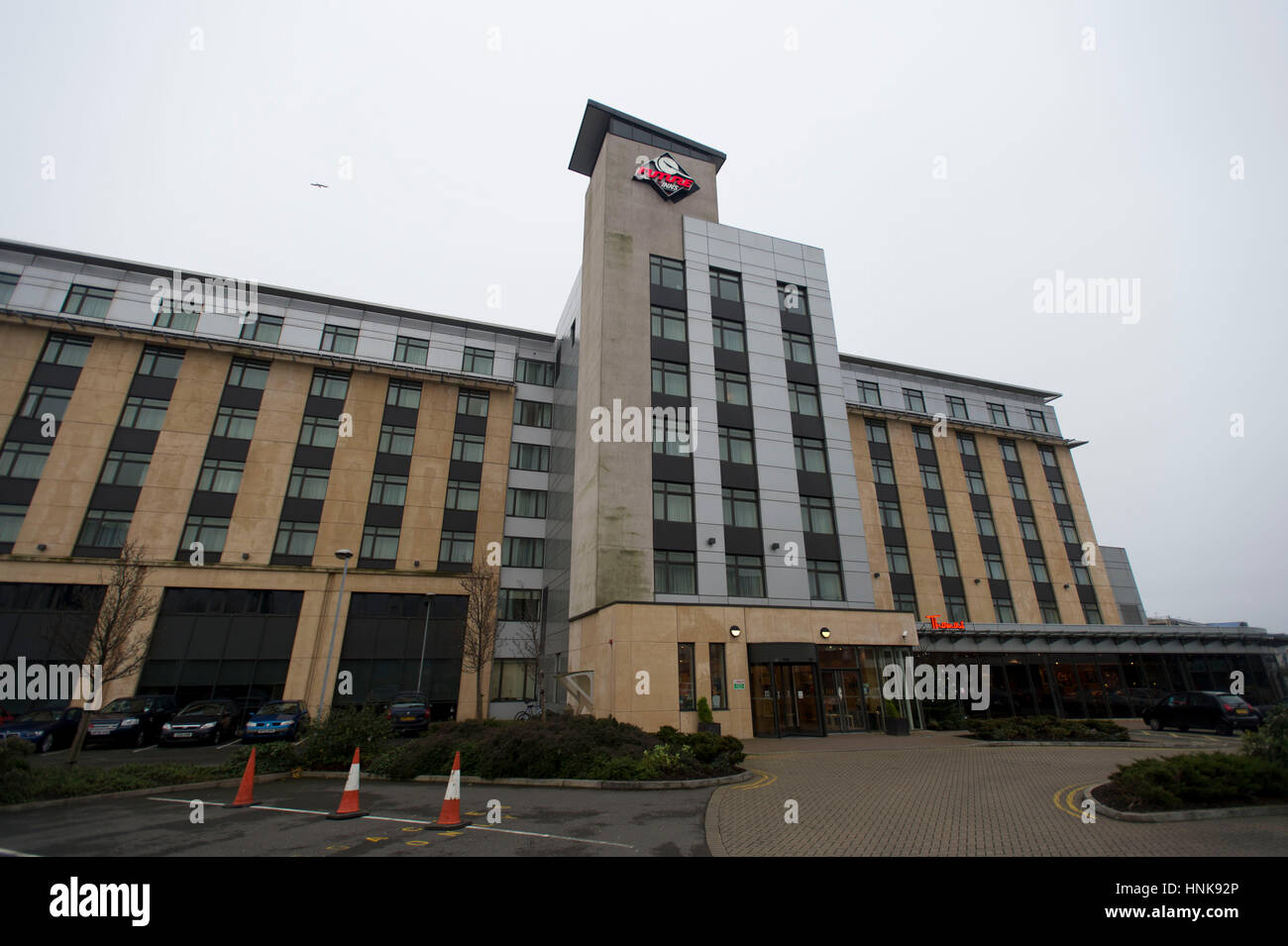 Cardiff’s Future Inn hotel in Cardiff Bay, South Wales, UK Stock Photo ...