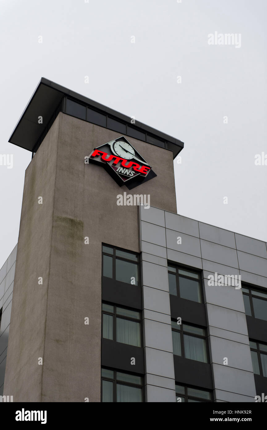 Cardiff’s Future Inn hotel in Cardiff Bay, South Wales, UK Stock Photo ...