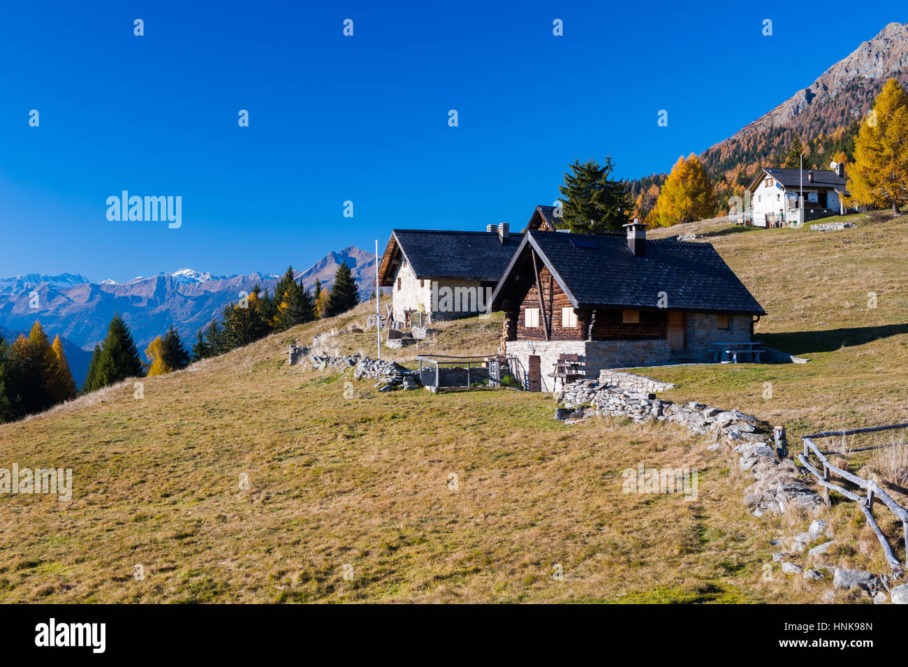 Alps hut hi-res stock photography and images - Alamy