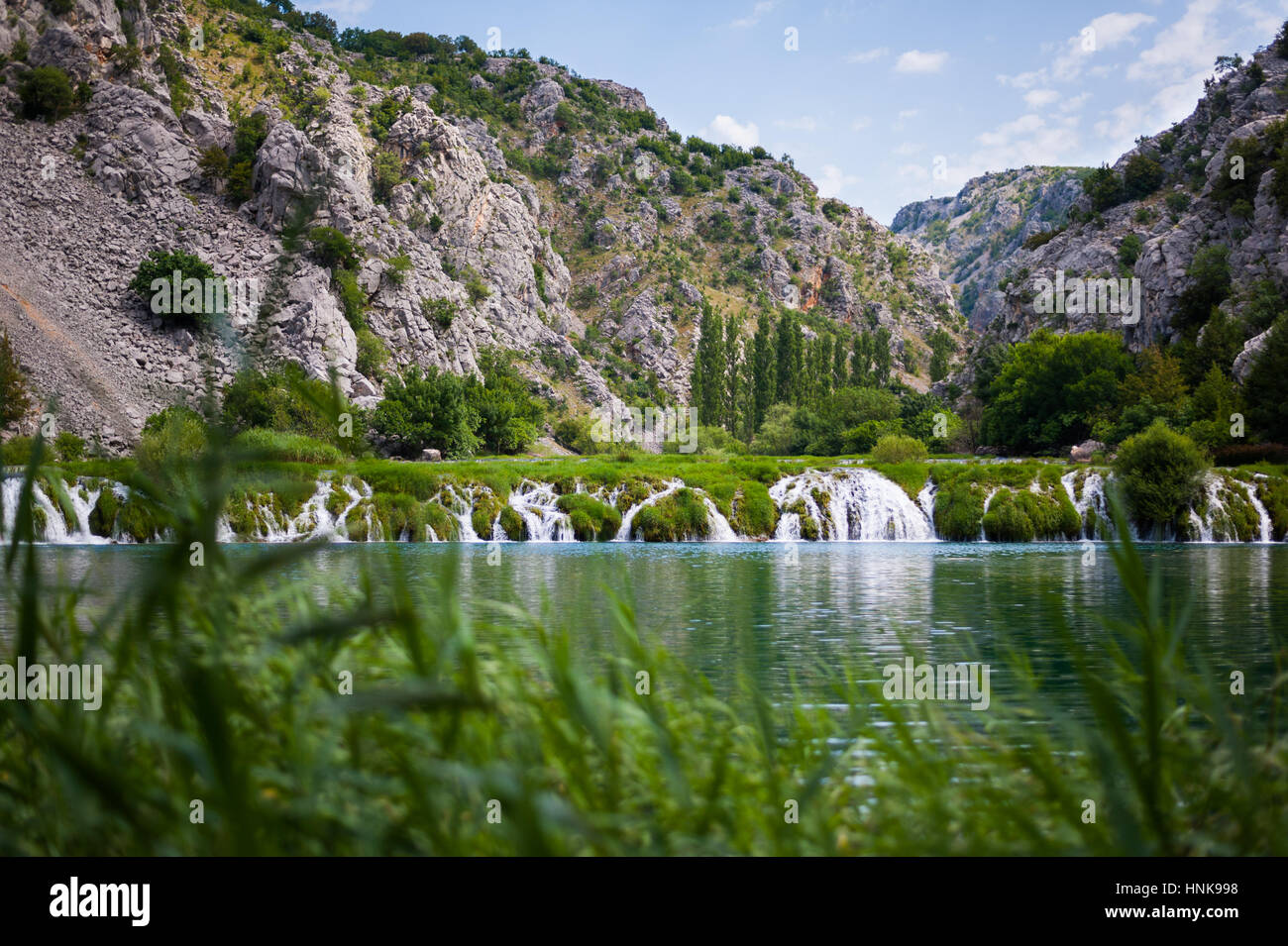 River Krupa and its waterfalls. Croatia Stock Photo - Alamy
