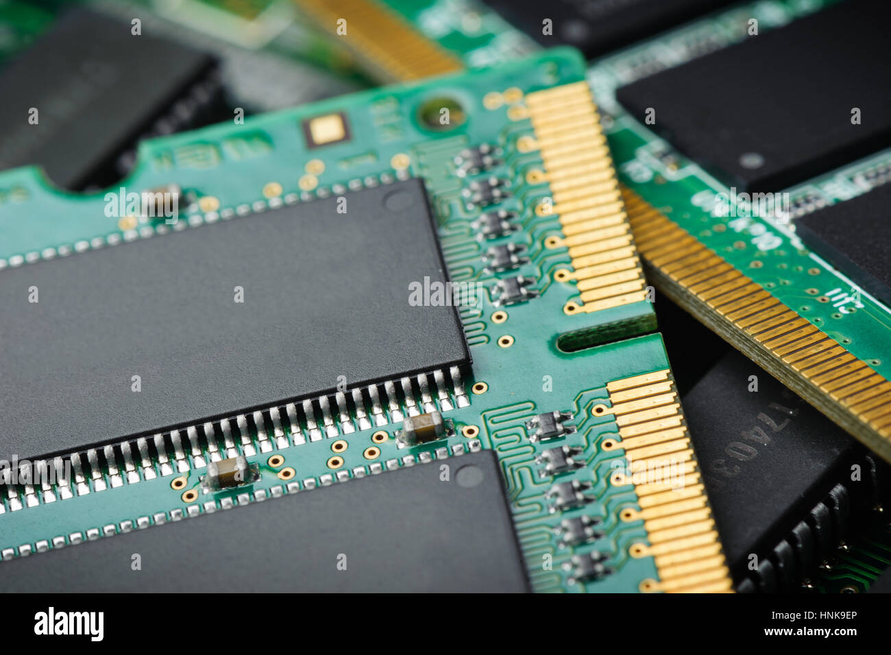 closeup details of computer memory (RAM Stock Photo - Alamy