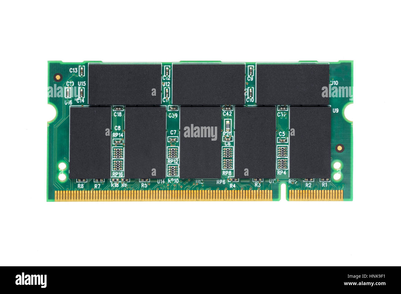 closeup DDR RAM for laptop isolated on white background Stock Photo - Alamy