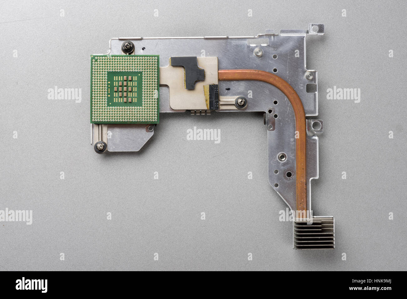 Central Processing Unit (CPU) on the heatsink (cooler Stock Photo - Alamy