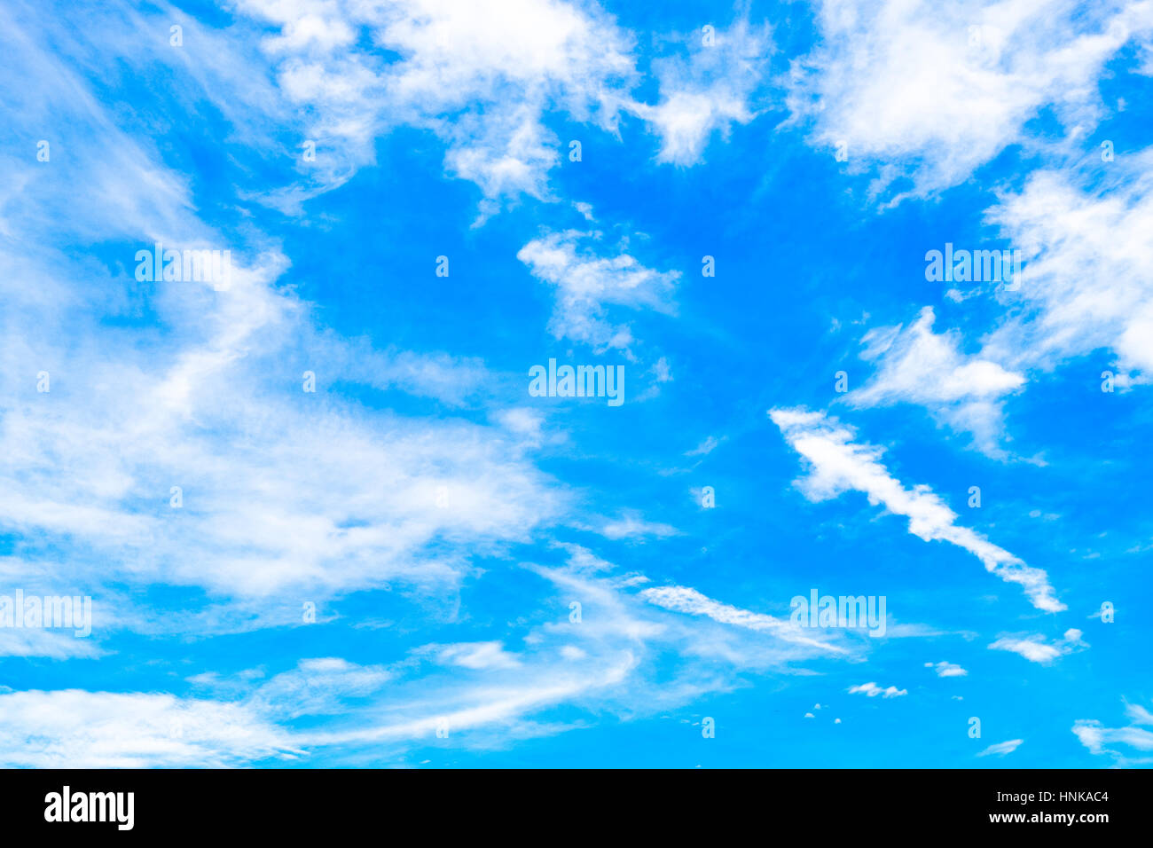 White cloudy and blue sky background Stock Photo - Alamy