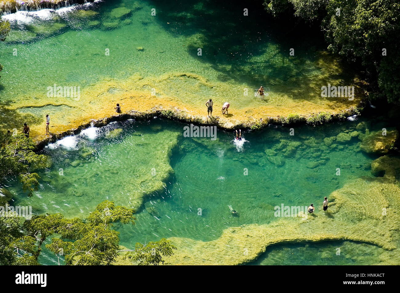 Semuc Champey, landscape in Guatemala Stock Photo - Alamy