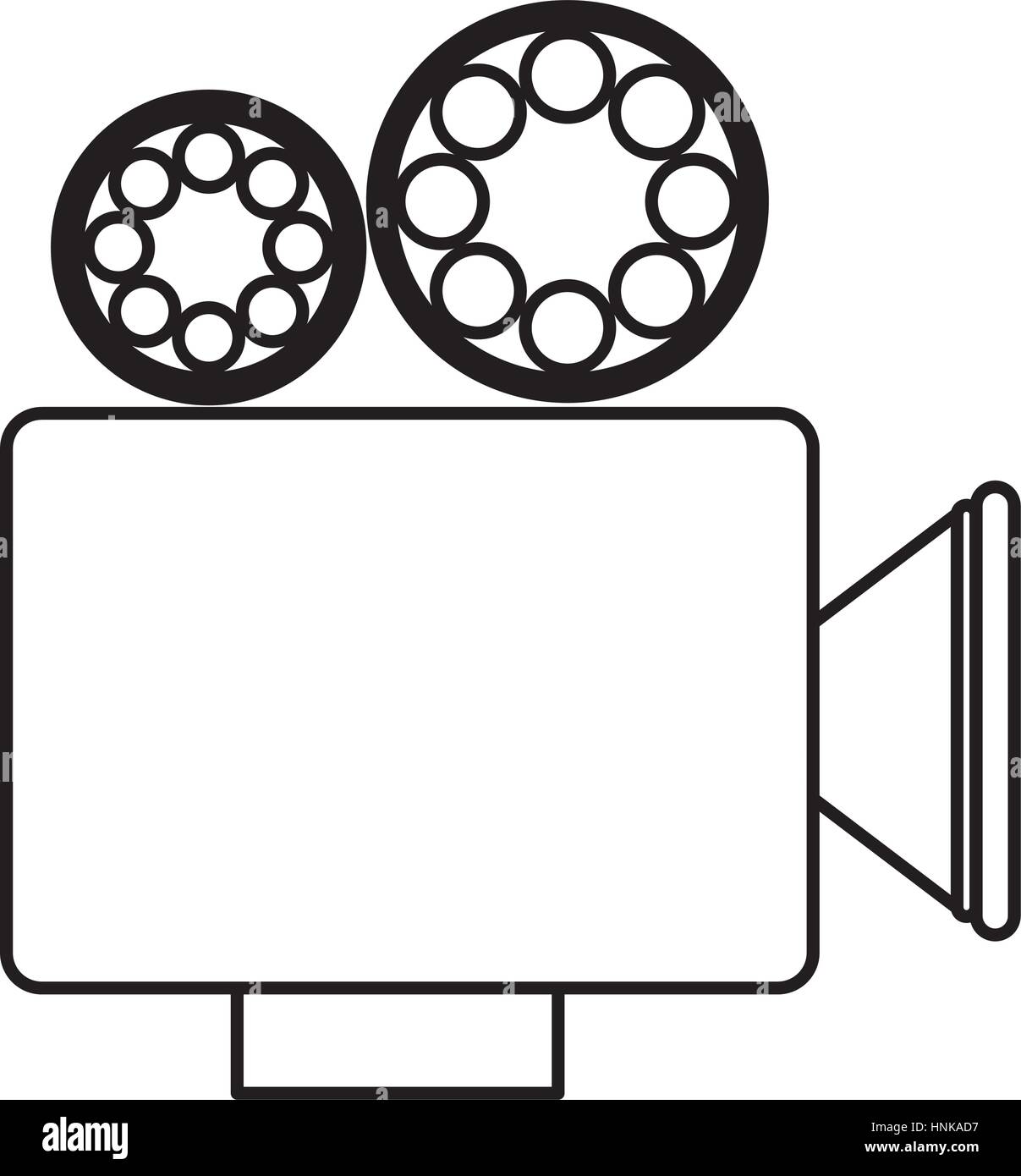 Symbol short film icon image Stock Vector Images - Alamy